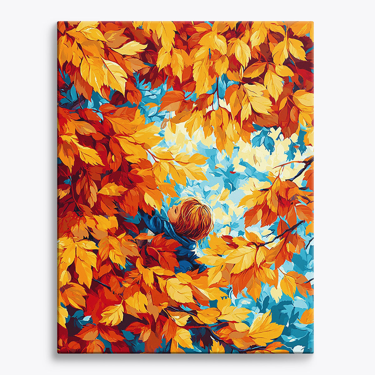 Autumn Hide-And-Seek | Paint by Numbers Kit by Craftoria