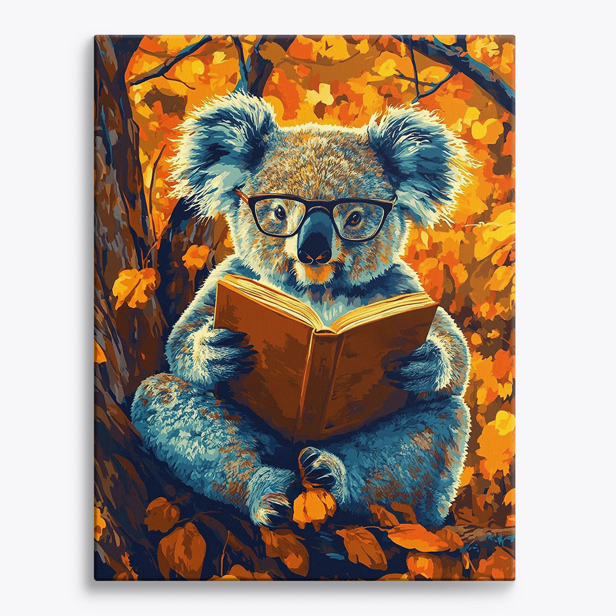 Koala Reader | Paint by Numbers Kit by Craftoria