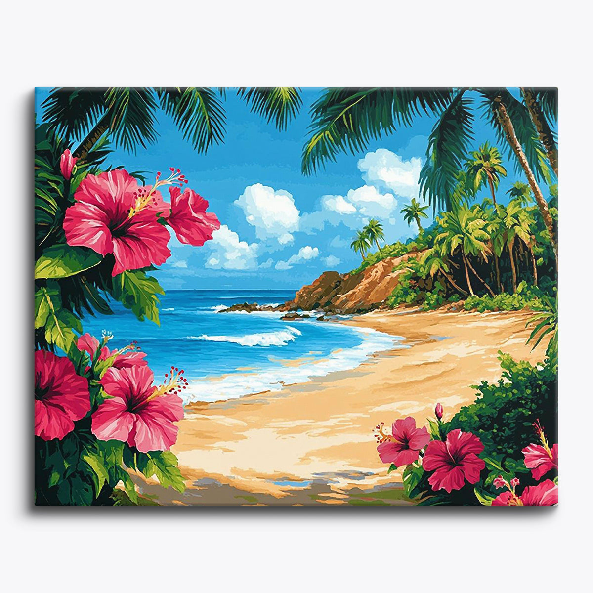 Tropical Paradise | Paint by Numbers Kit by Craftoria