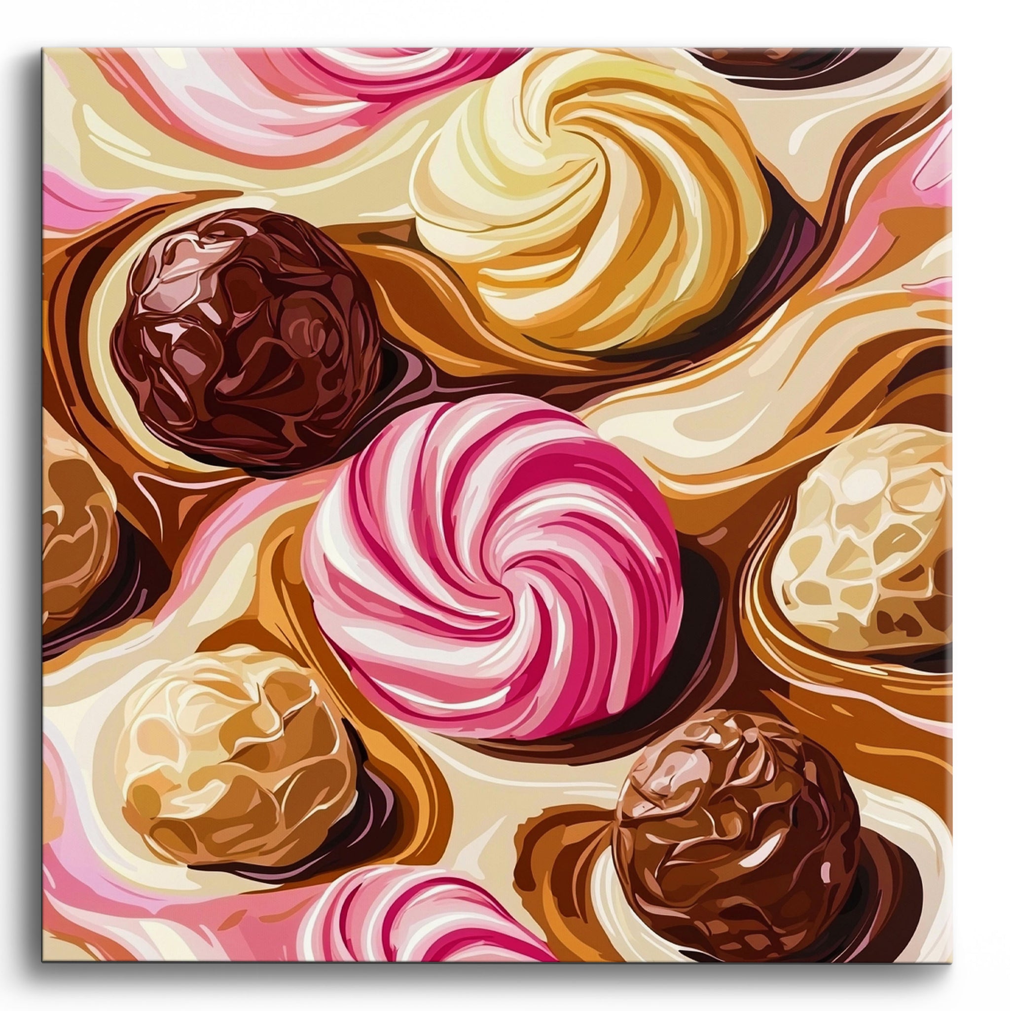 Craftoria DIY Paint by Numbers Kit for Adults and Kids, Sweet Treats ...