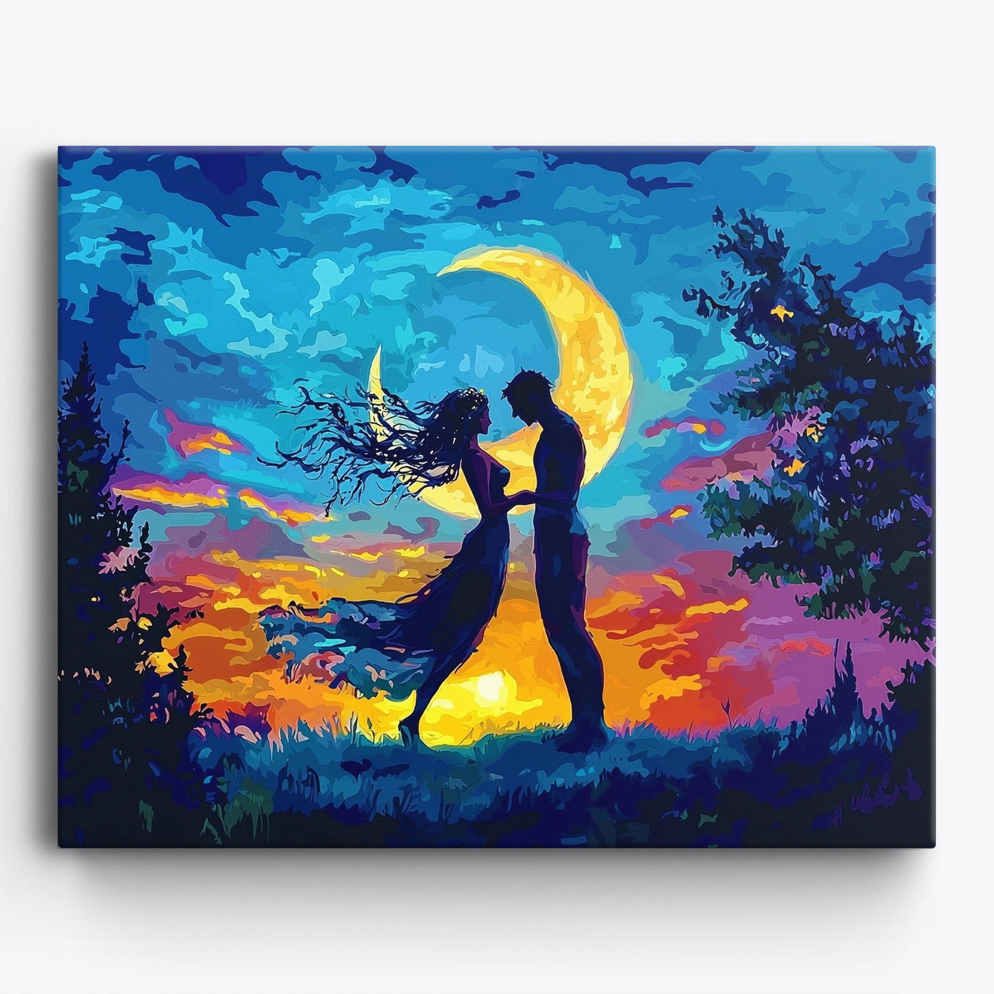 Craftoria DIY Paint by Numbers Kit for Adults and Kids, Cosmic Union ...