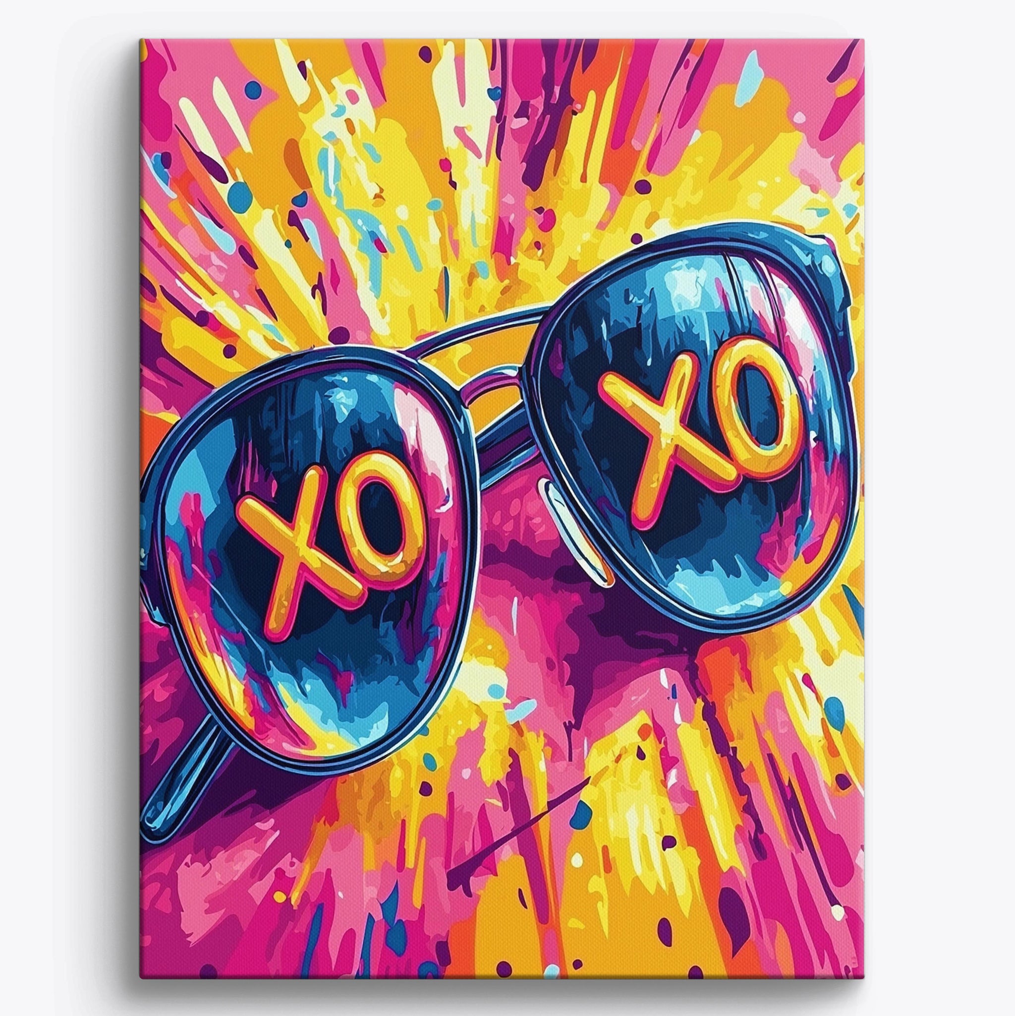 Craftoria DIY Paint by Numbers Kit for Adults and Kids, Kissed By Xoxo ...
