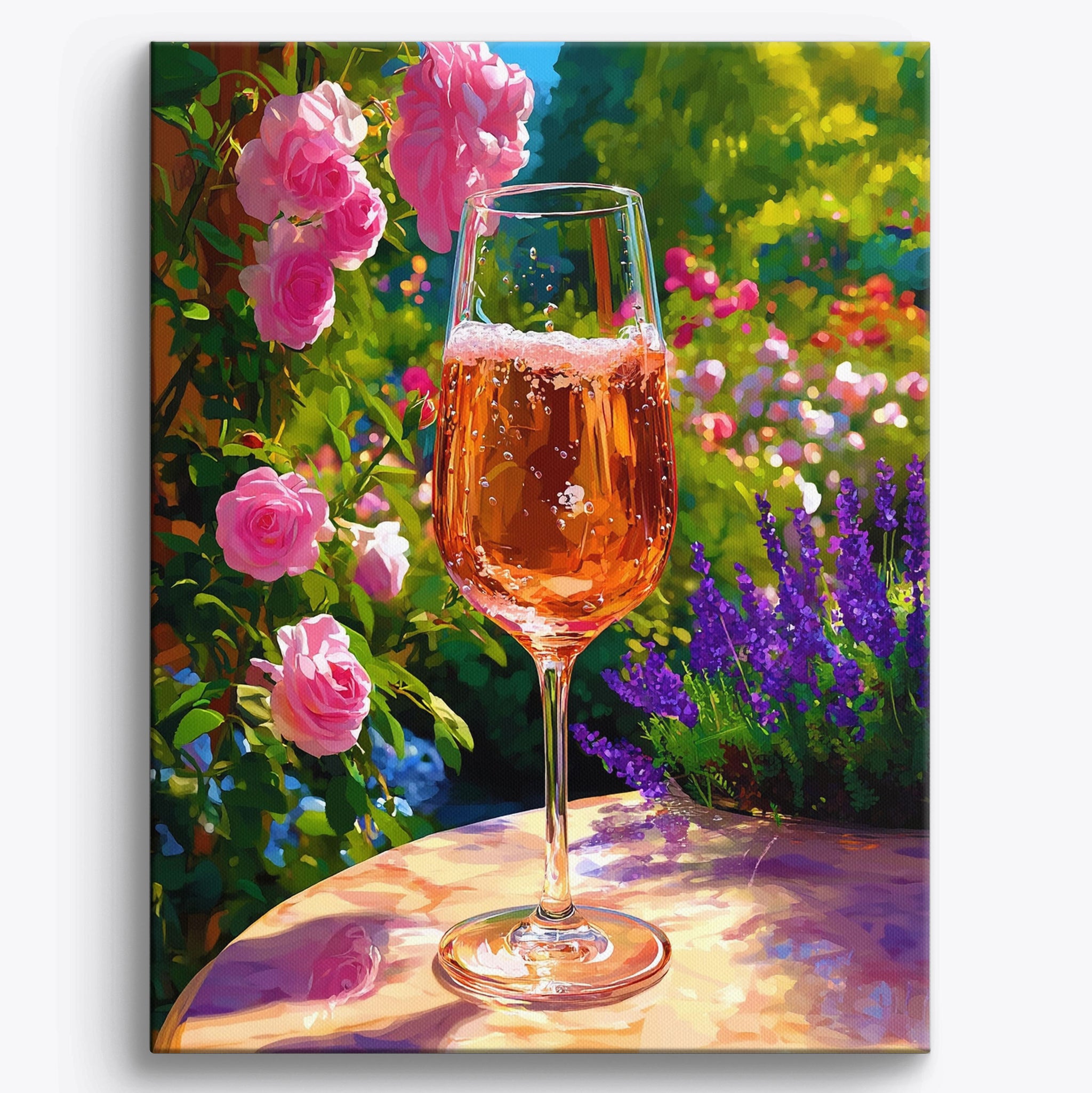 Blooming Rosé Bliss | Paint by Numbers Kit by Craftoria