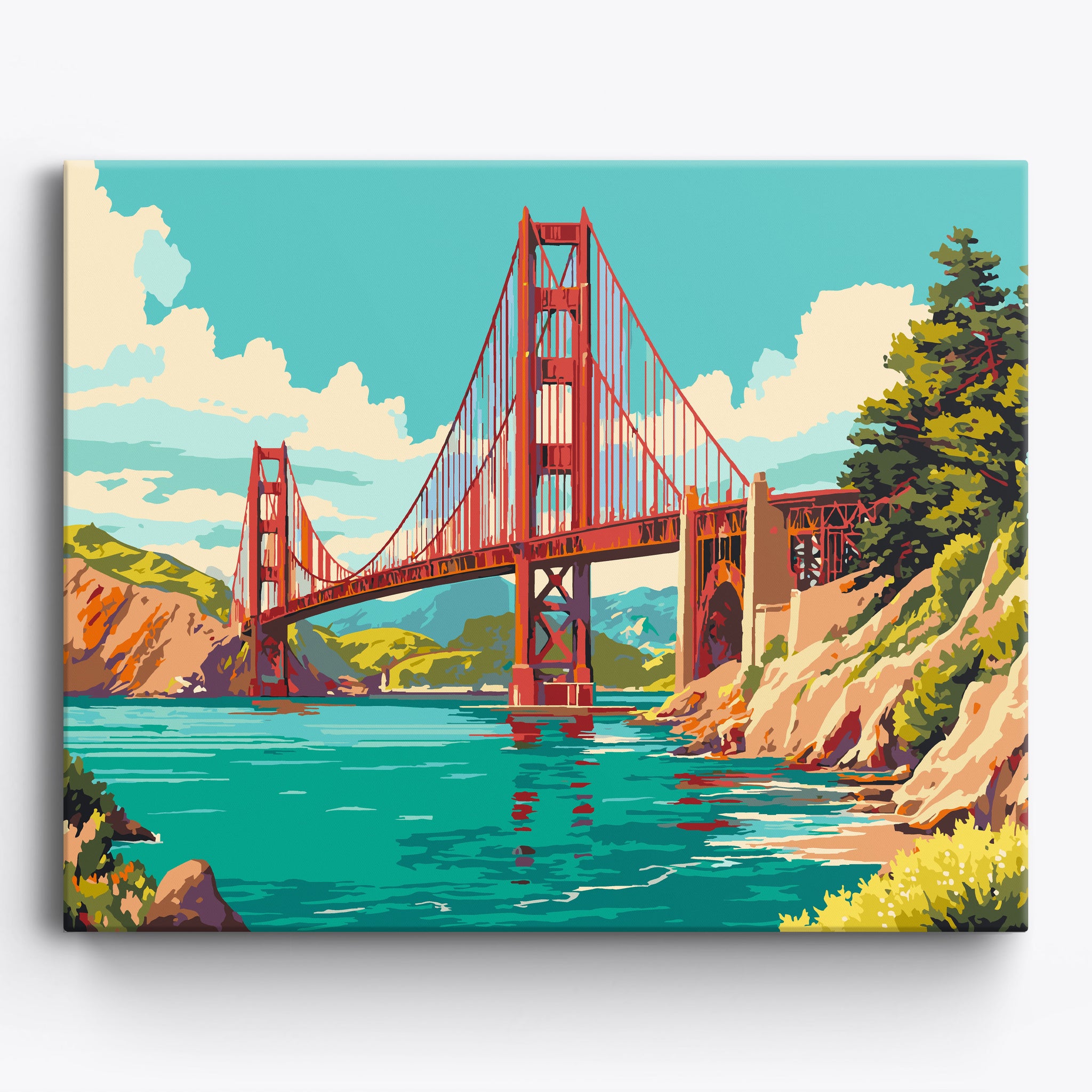 Bridge Vista | Paint by Numbers Kit by Craftoria