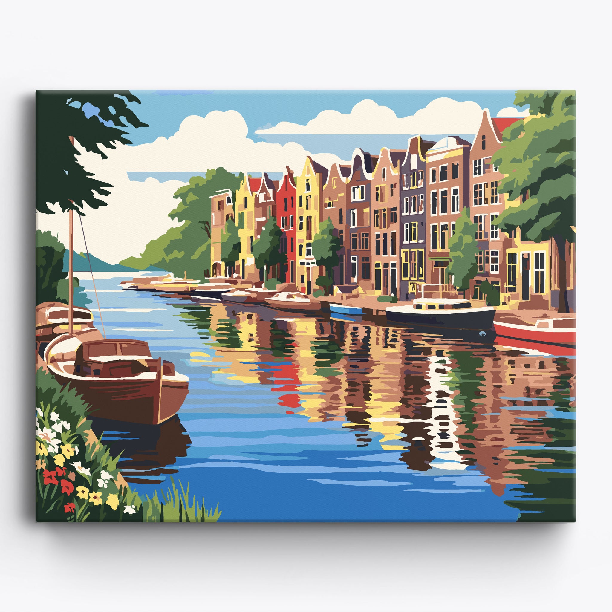 Canal Bliss | Paint by Numbers Kit by Craftoria