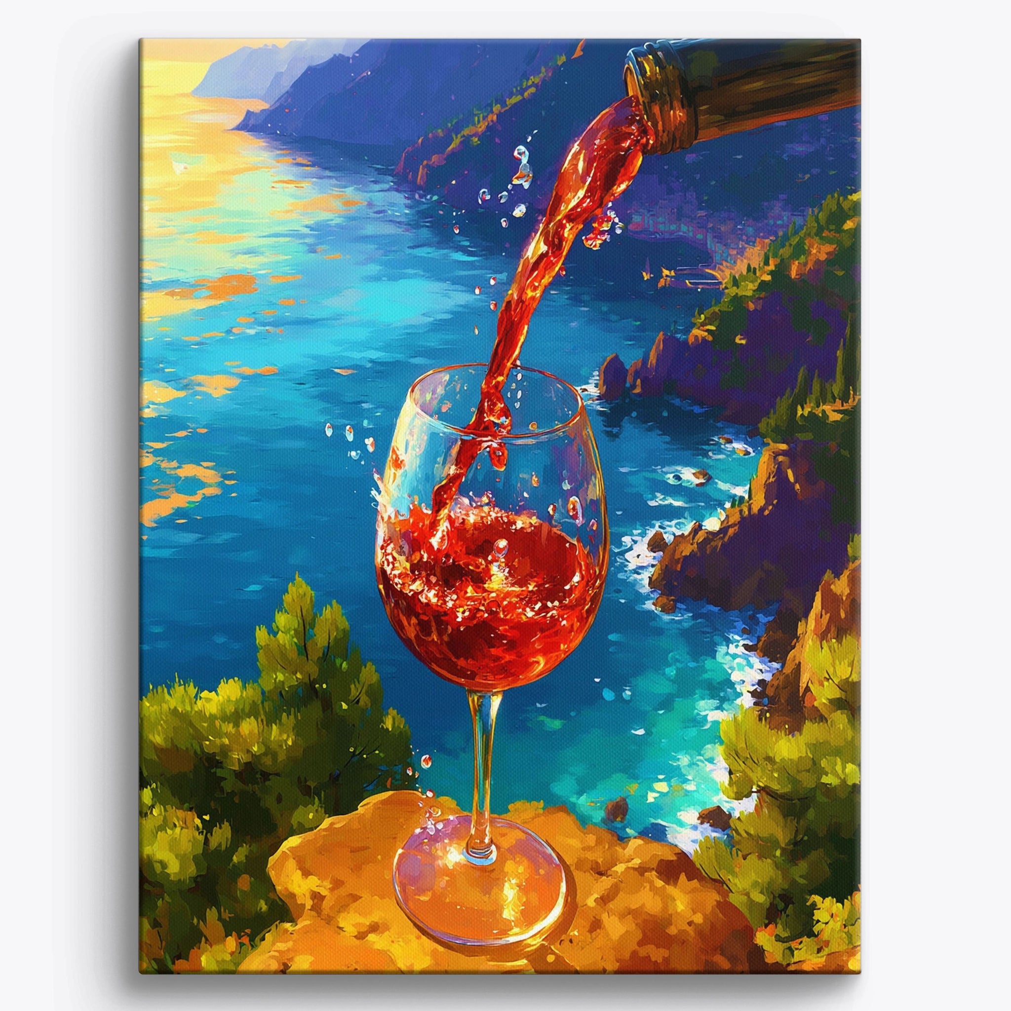 Wine Cascade | Paint by Numbers Kit by Craftoria