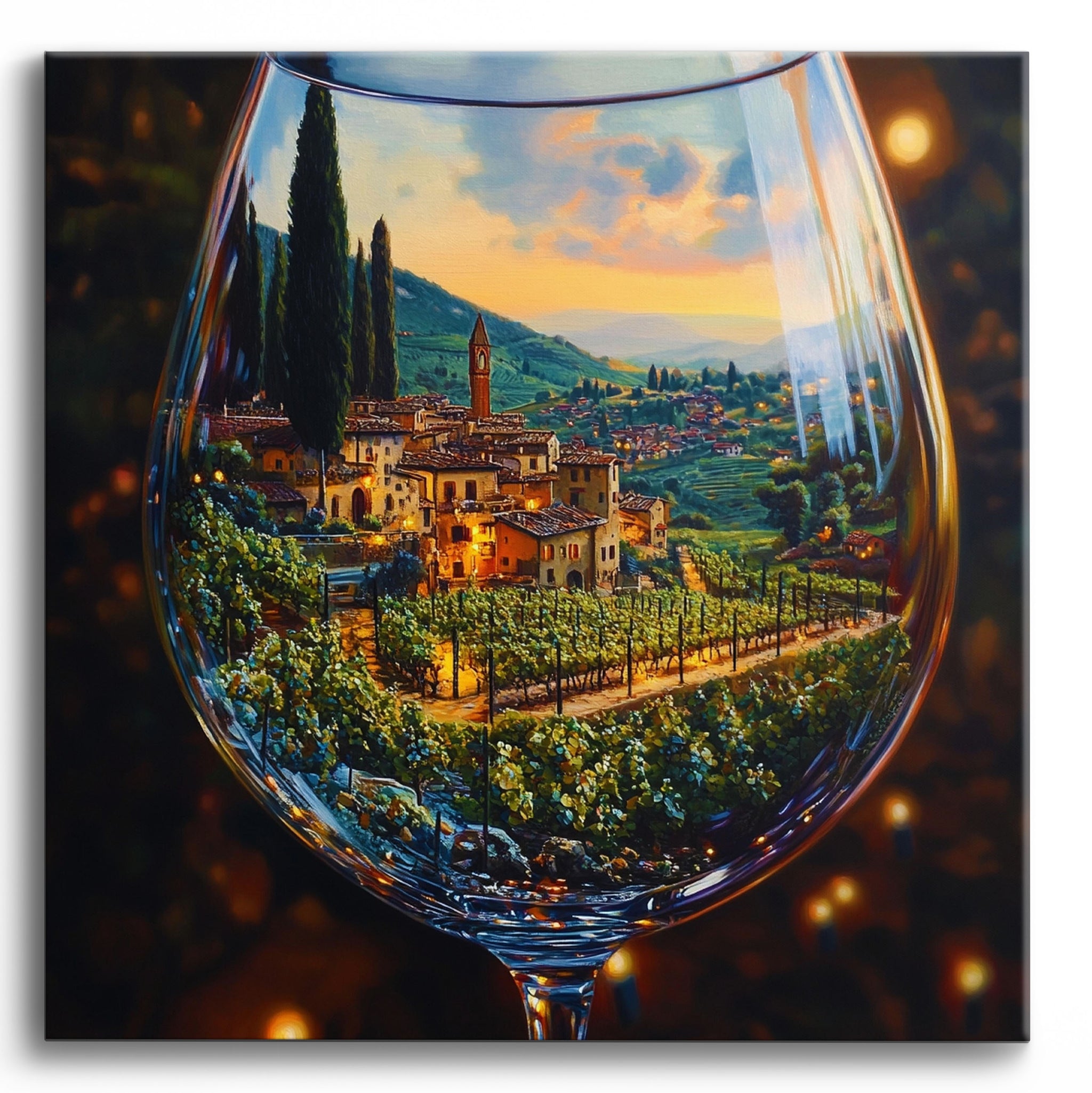 Tuscan Vision | Paint by Numbers Kit by Craftoria
