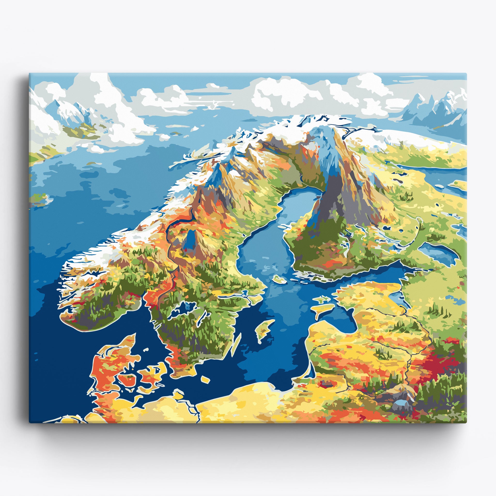 Elegant Europe | Paint by Numbers Kit by Craftoria