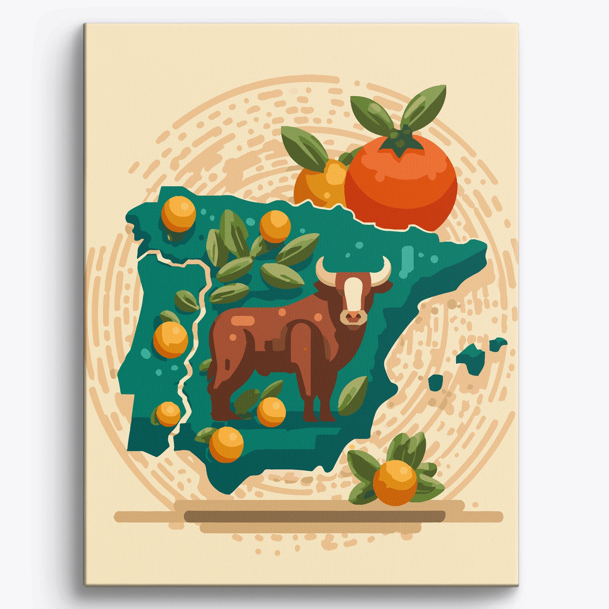 Dreaming Spain | Paint by Numbers Kit by Craftoria