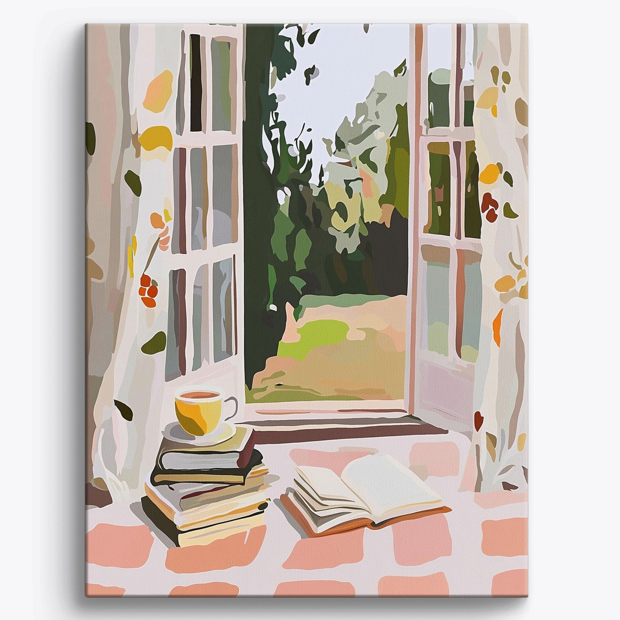 Cozy Window Corner | Paint by Numbers Kit by Craftoria