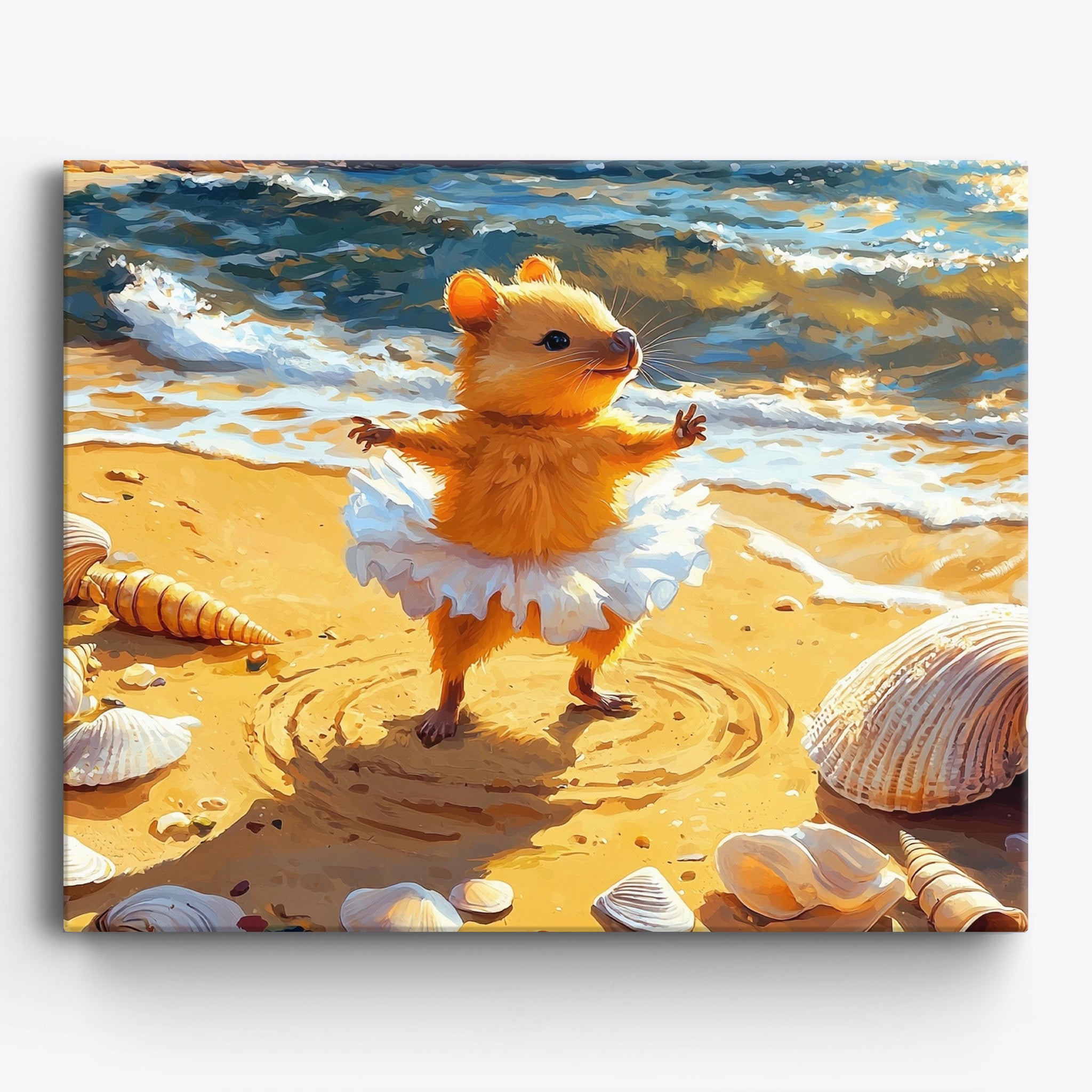 Seashell Serenade | Paint by Numbers Kit by Craftoria