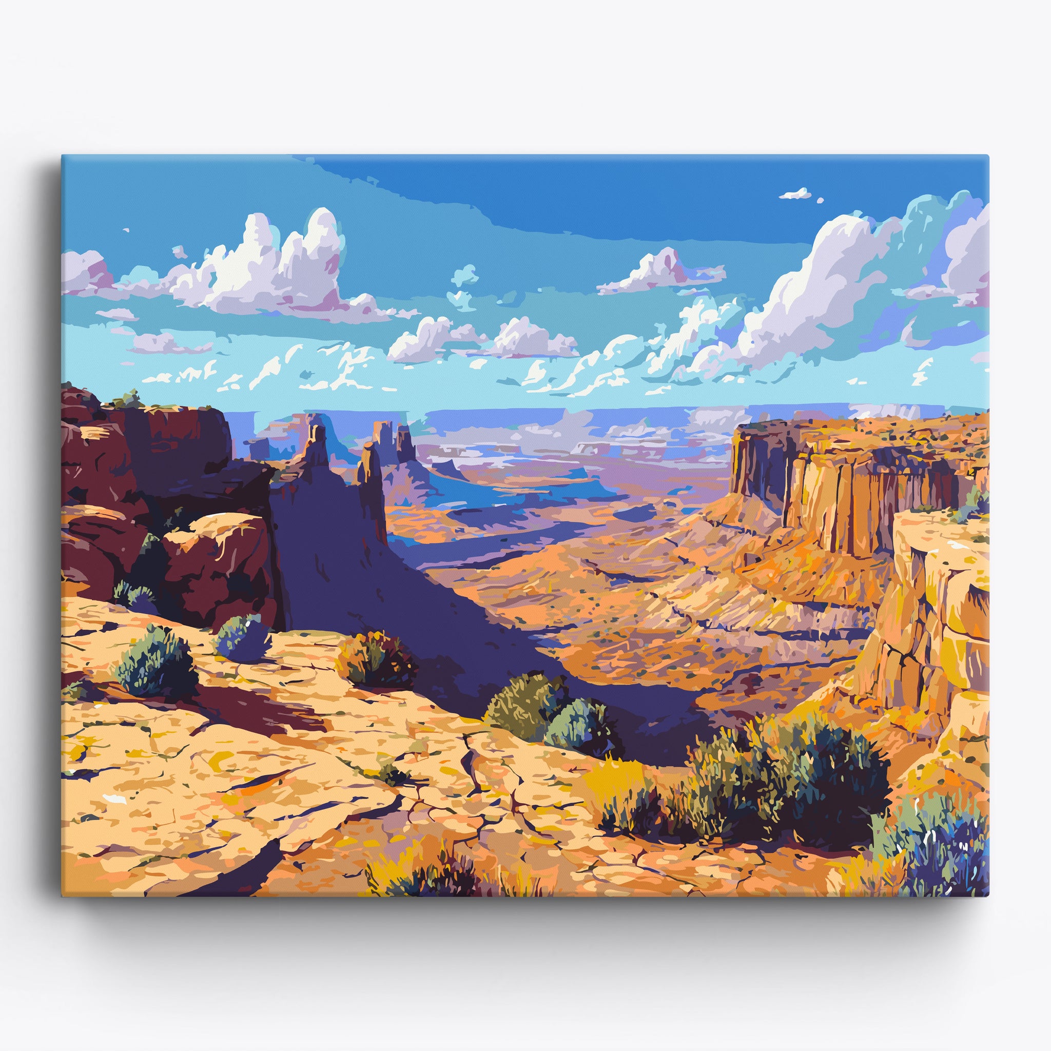 Desert Palette | Paint by Numbers Kit by Craftoria