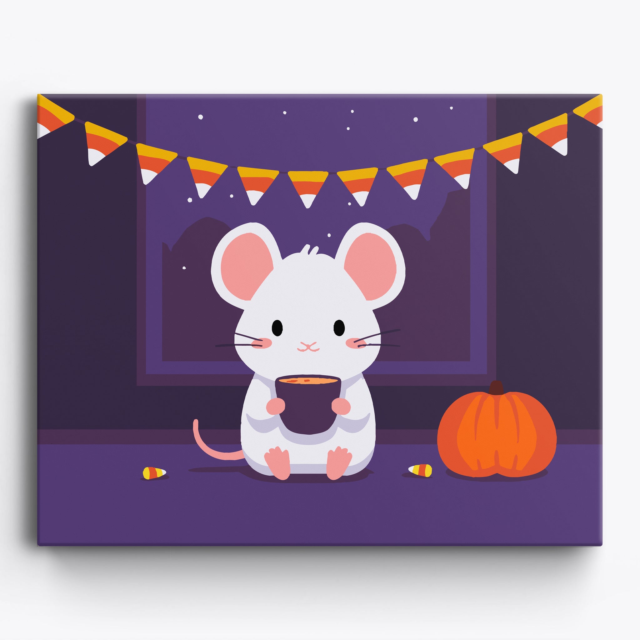 Mouse Cafe | Paint by Numbers Kit by Craftoria