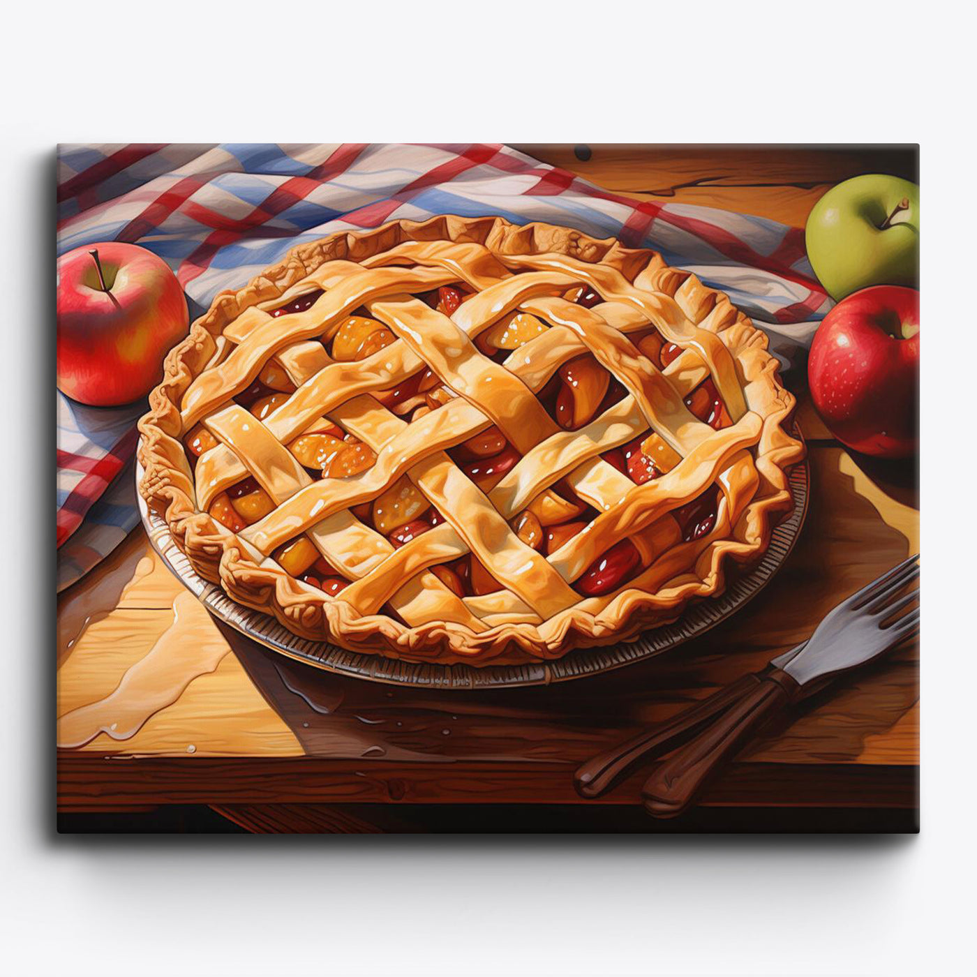 Apple Pie | Paint by Numbers Kit by Craftoria