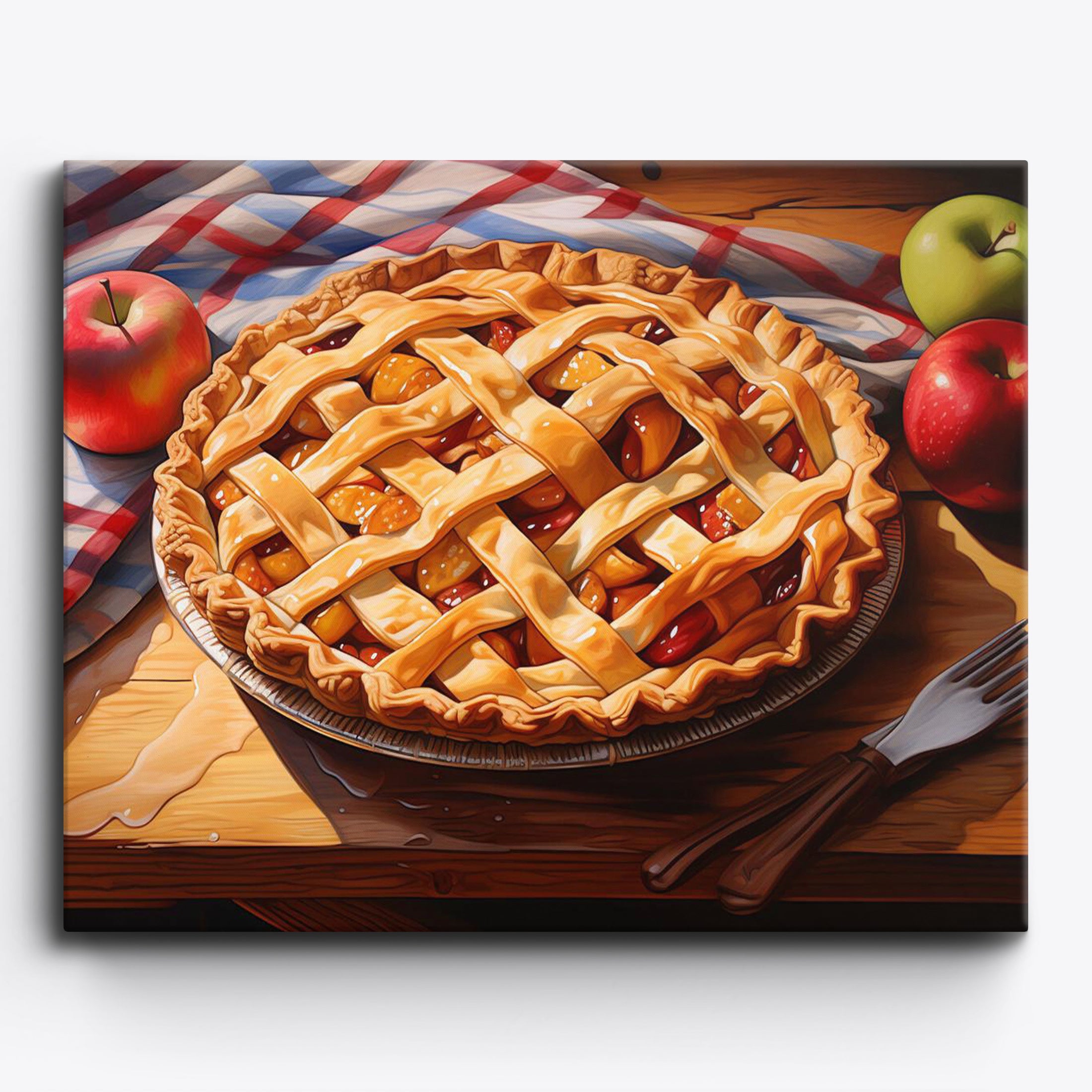 Apple Pie | Paint by Numbers Kit by Craftoria