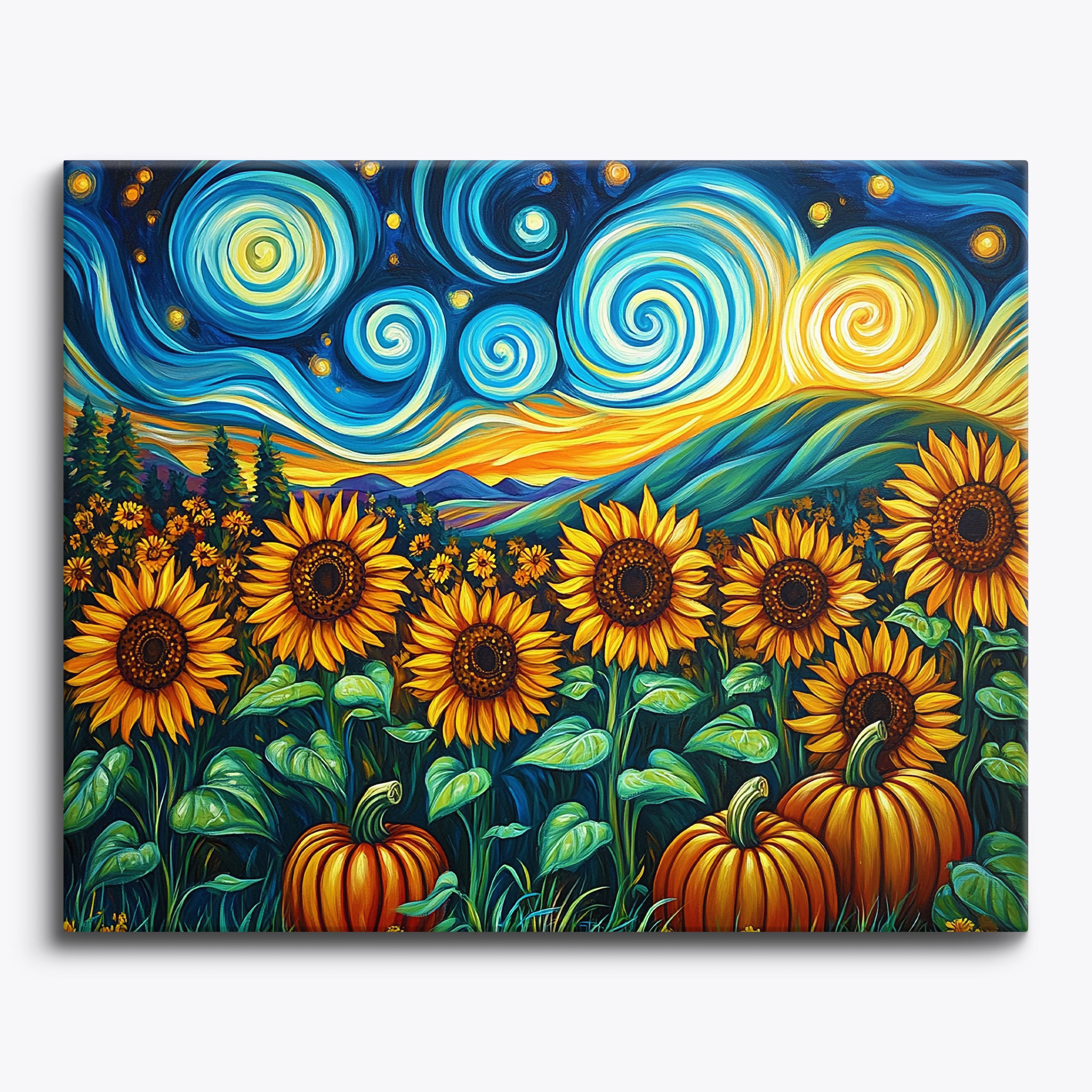 Autumn Waves | Paint by Numbers Kit by Craftoria