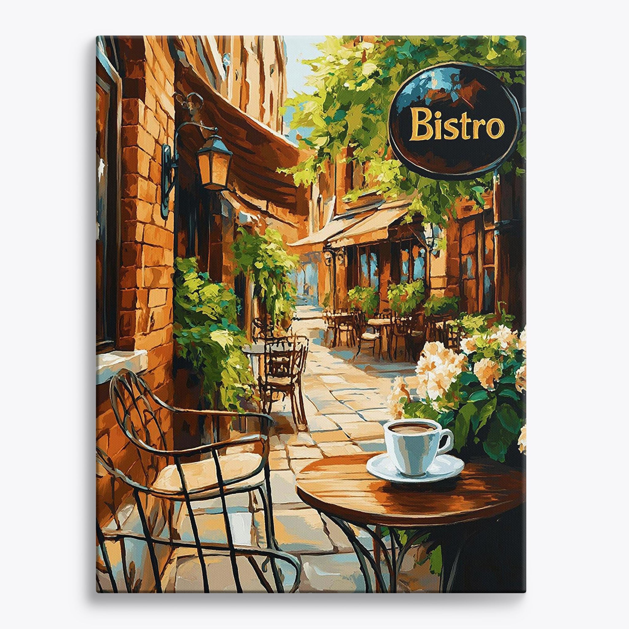 Bistro Bliss | Paint by Numbers Kit by Craftoria