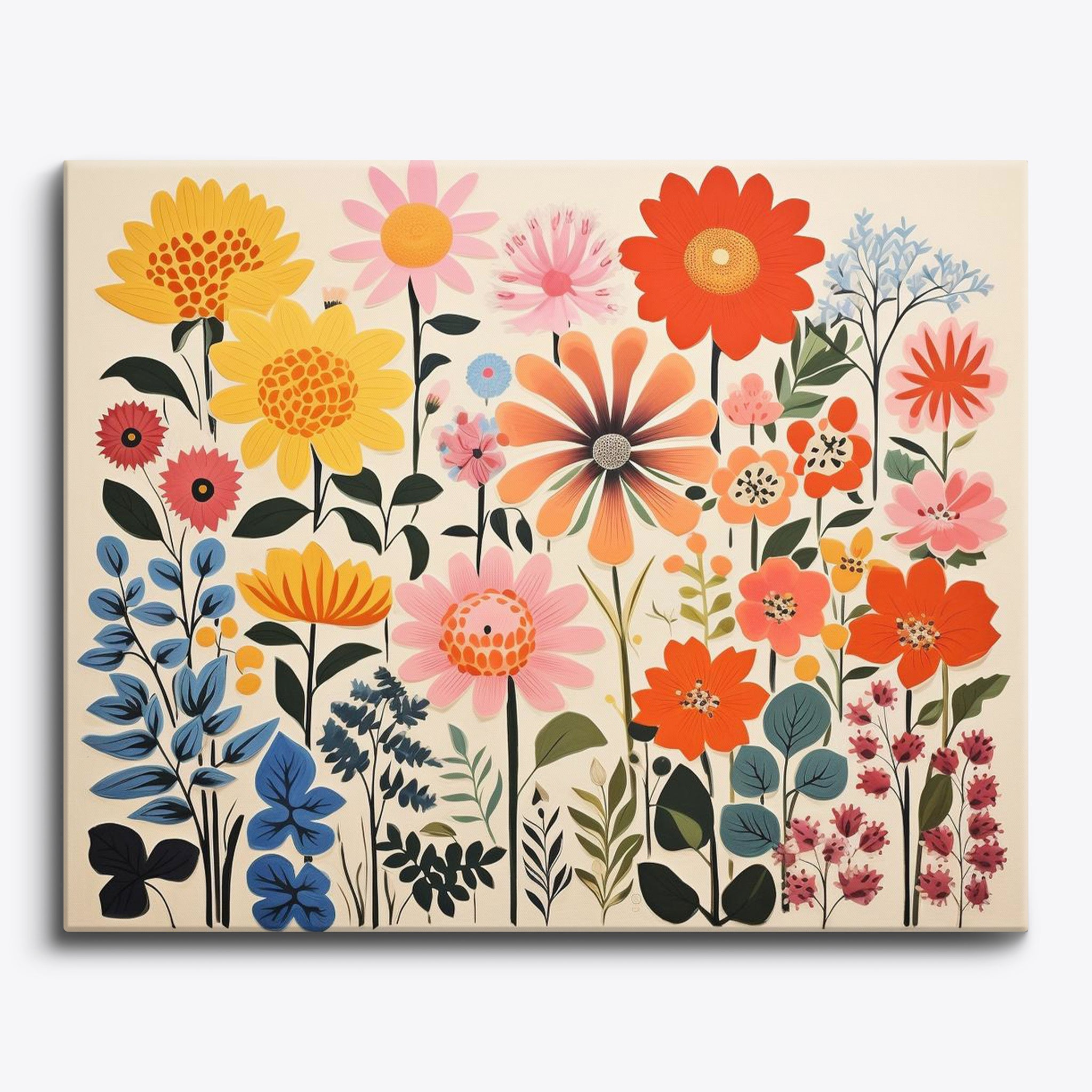 Bold Blooms | Paint by Numbers Kit by Craftoria