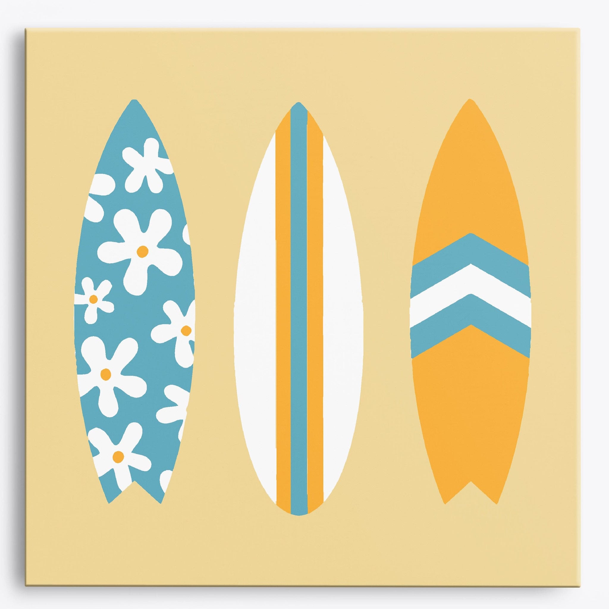 Surfboard Splash Mini Kit | Paint by Numbers Kit by Craftoria