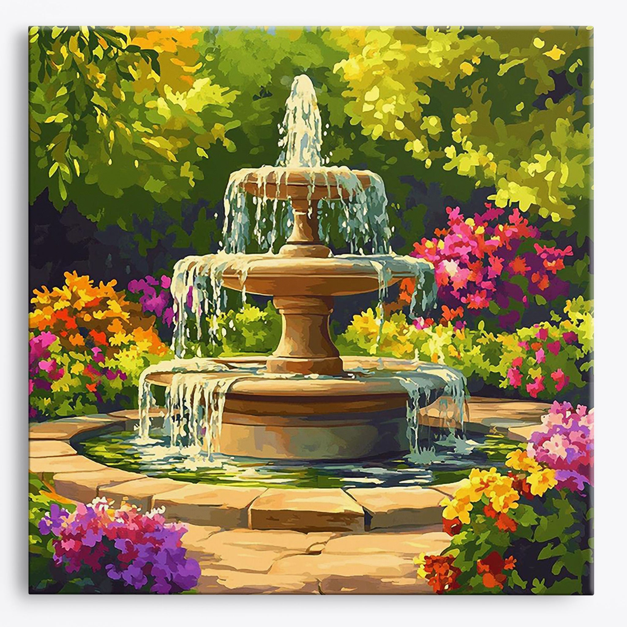 Colorful Park | Paint by Numbers Kit by Craftoria