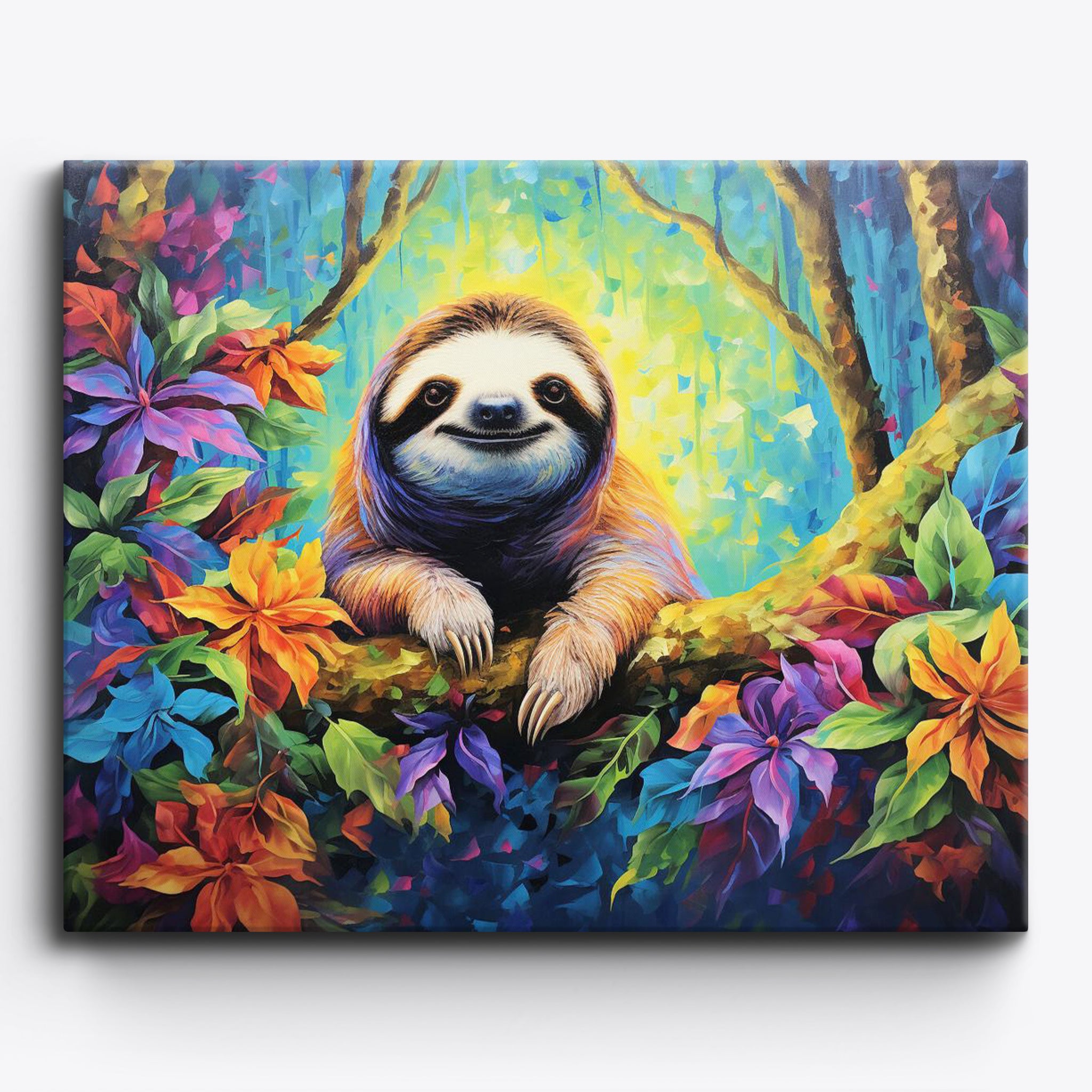 Content Sloth | Paint by Numbers Kit by Craftoria