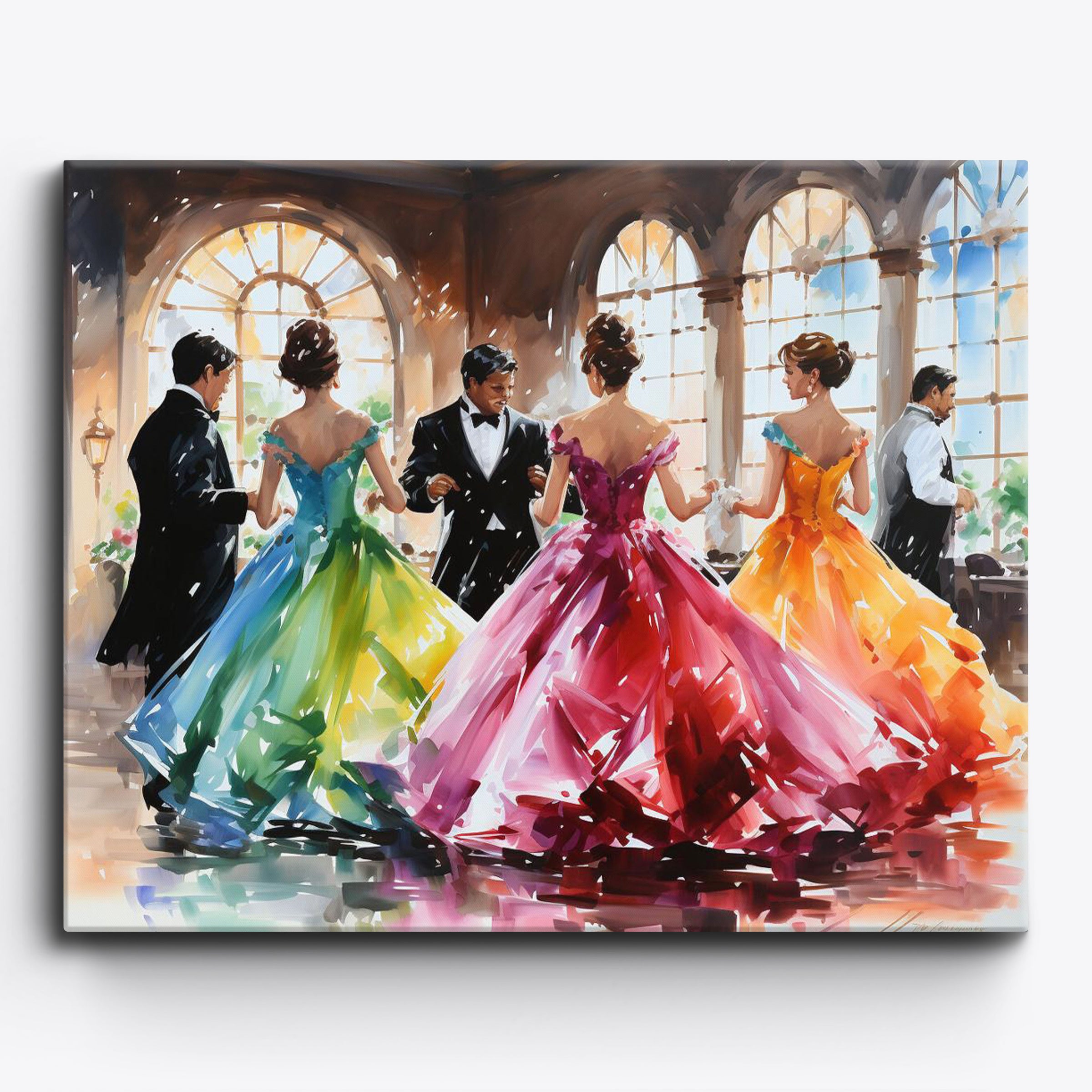 Dancing With Friends | Paint by Numbers Kit by Craftoria