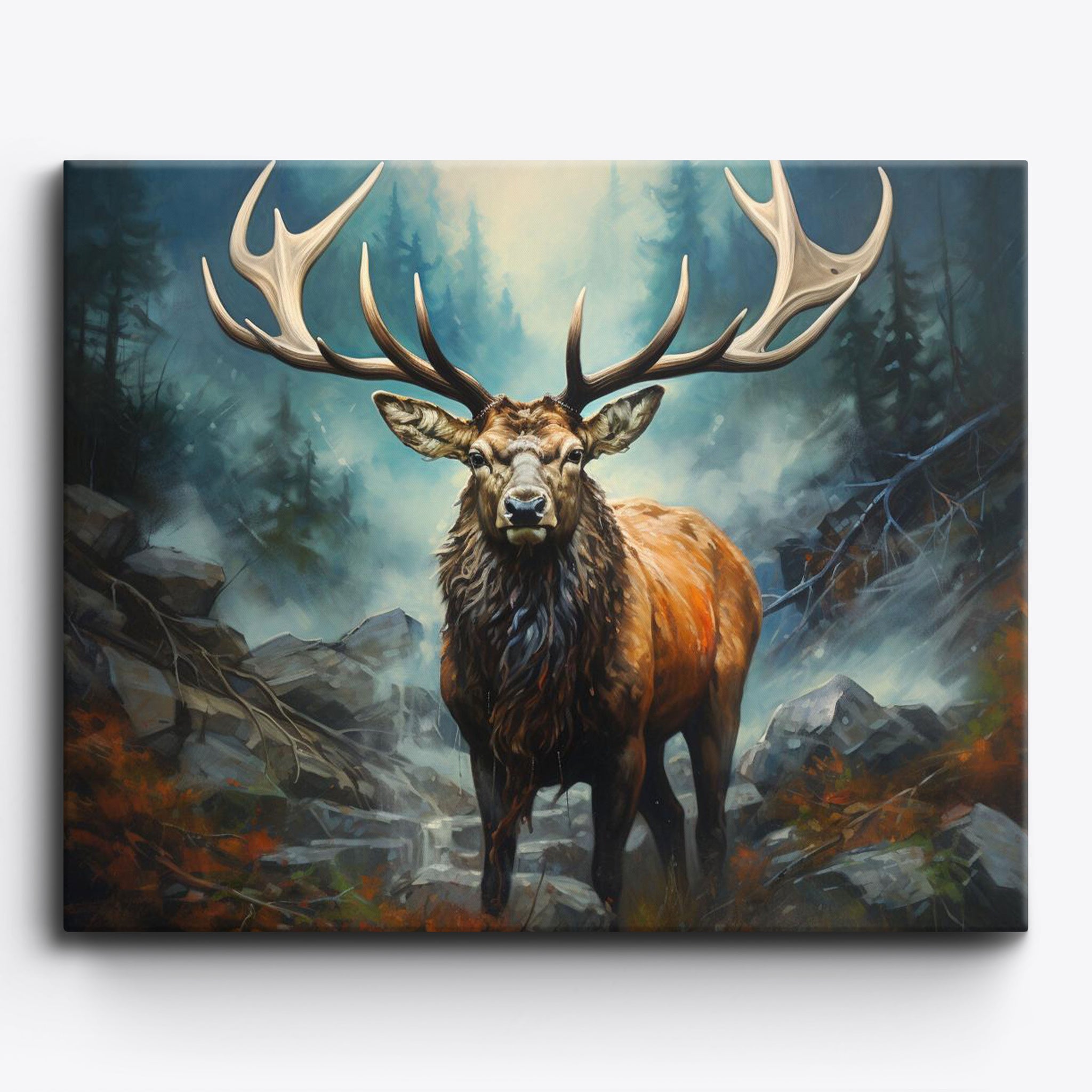 Elk Gaze | Paint by Numbers Kit by Craftoria