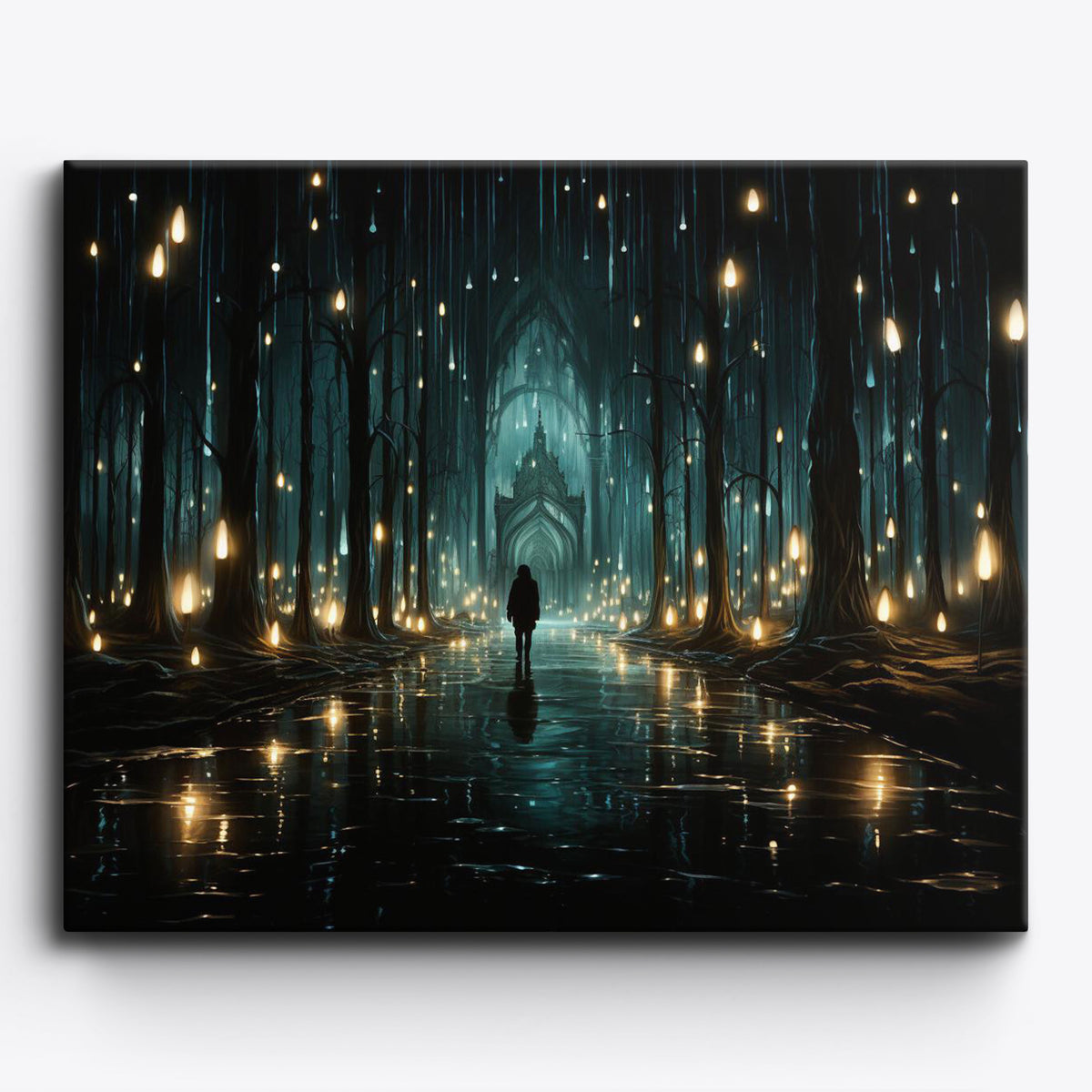 Enchanted Tree Gateway | Paint by Numbers Kit by Craftoria