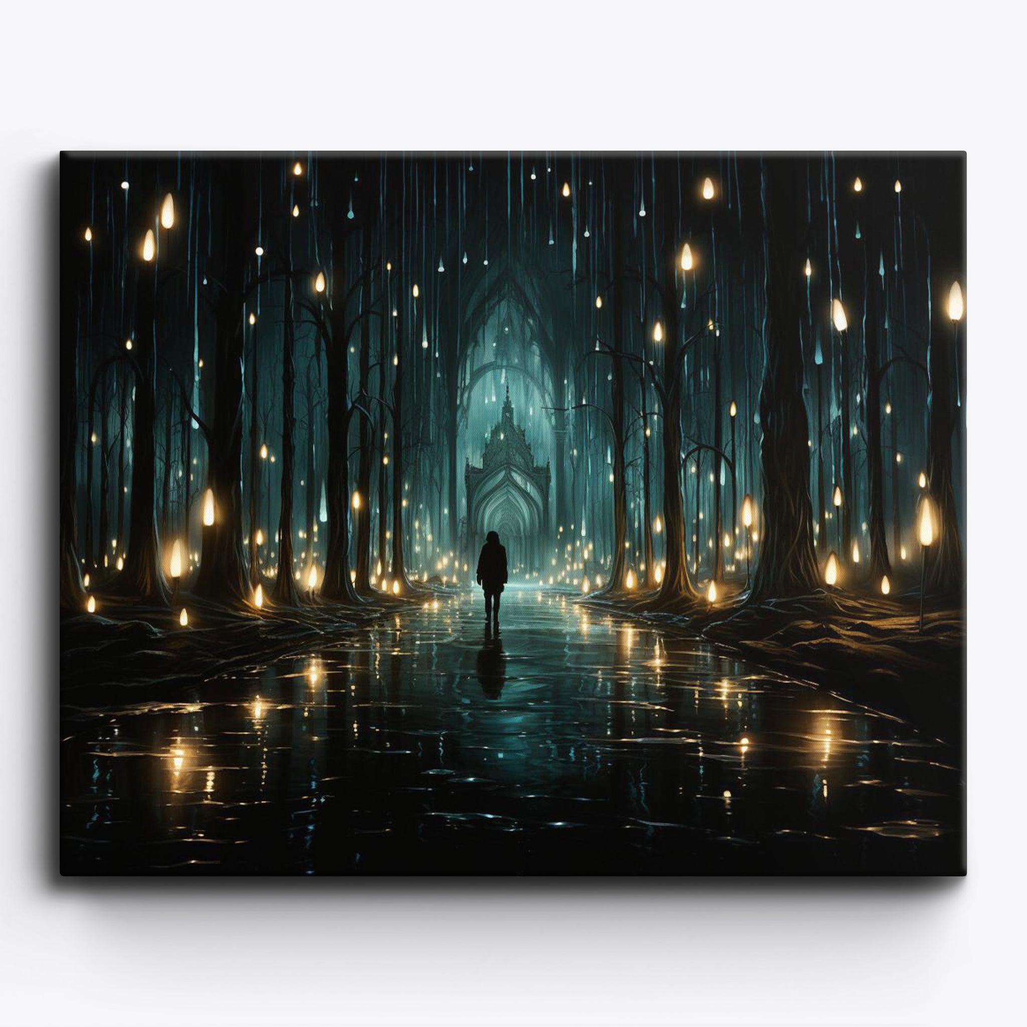 Enchanted Tree Gateway | Paint by Numbers Kit by Craftoria