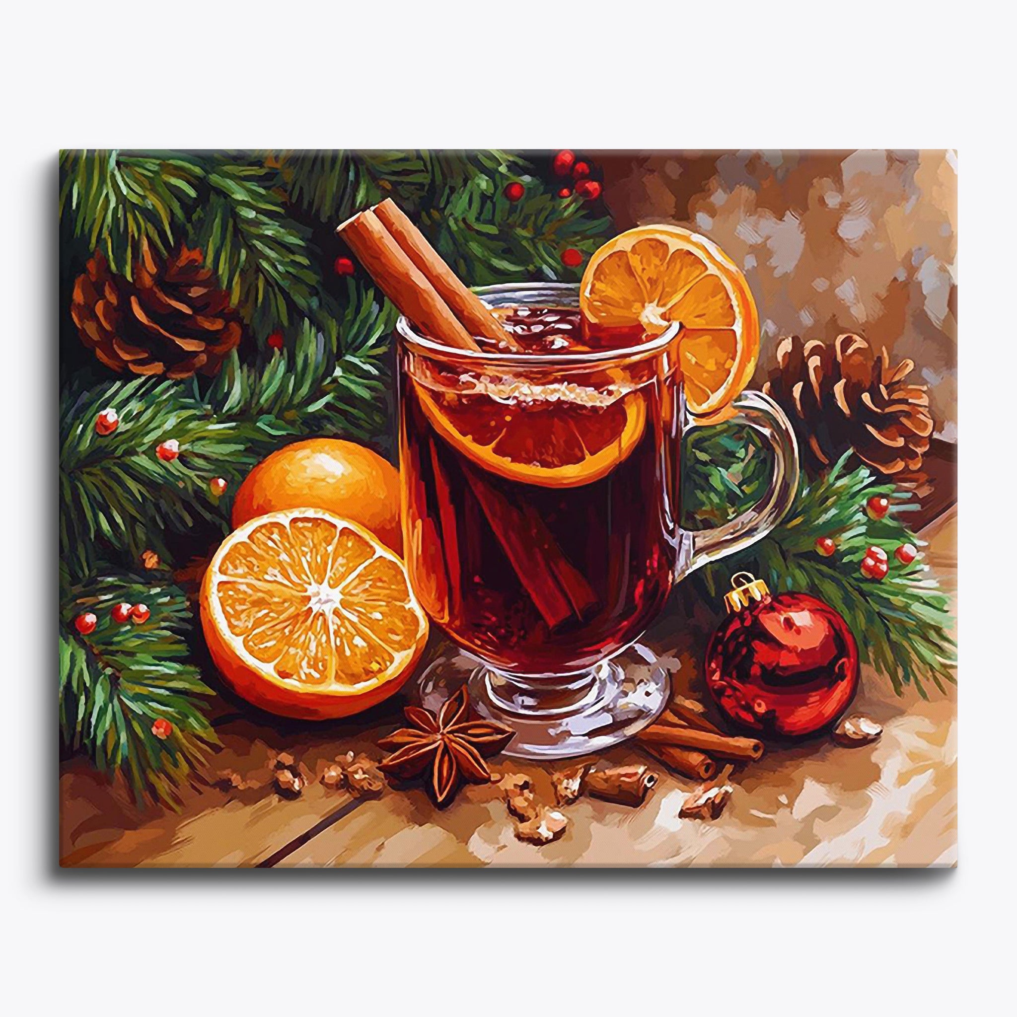Festive Cheer | Paint by Numbers Kit by Craftoria
