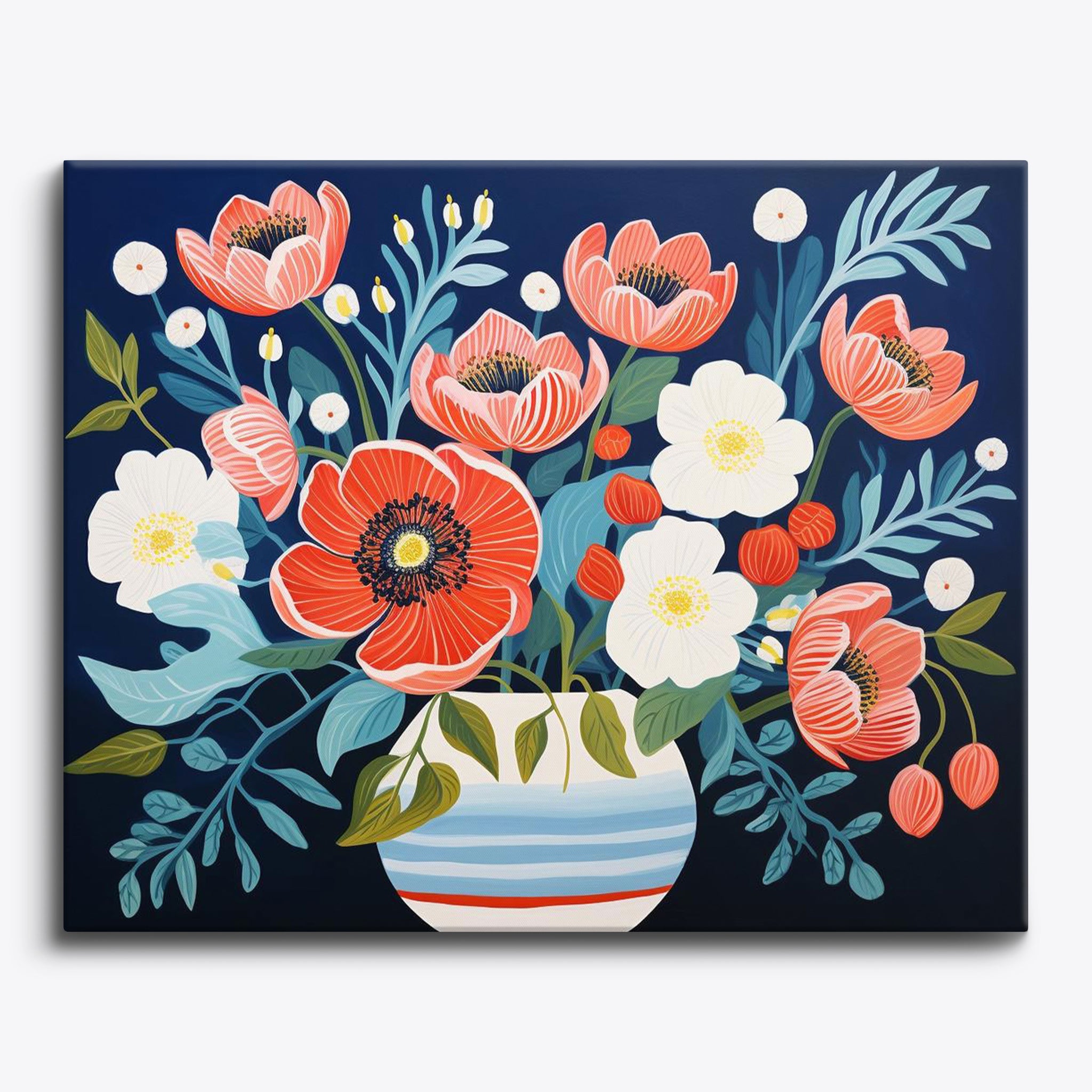 Floral Folk | Paint by Numbers Kit by Craftoria