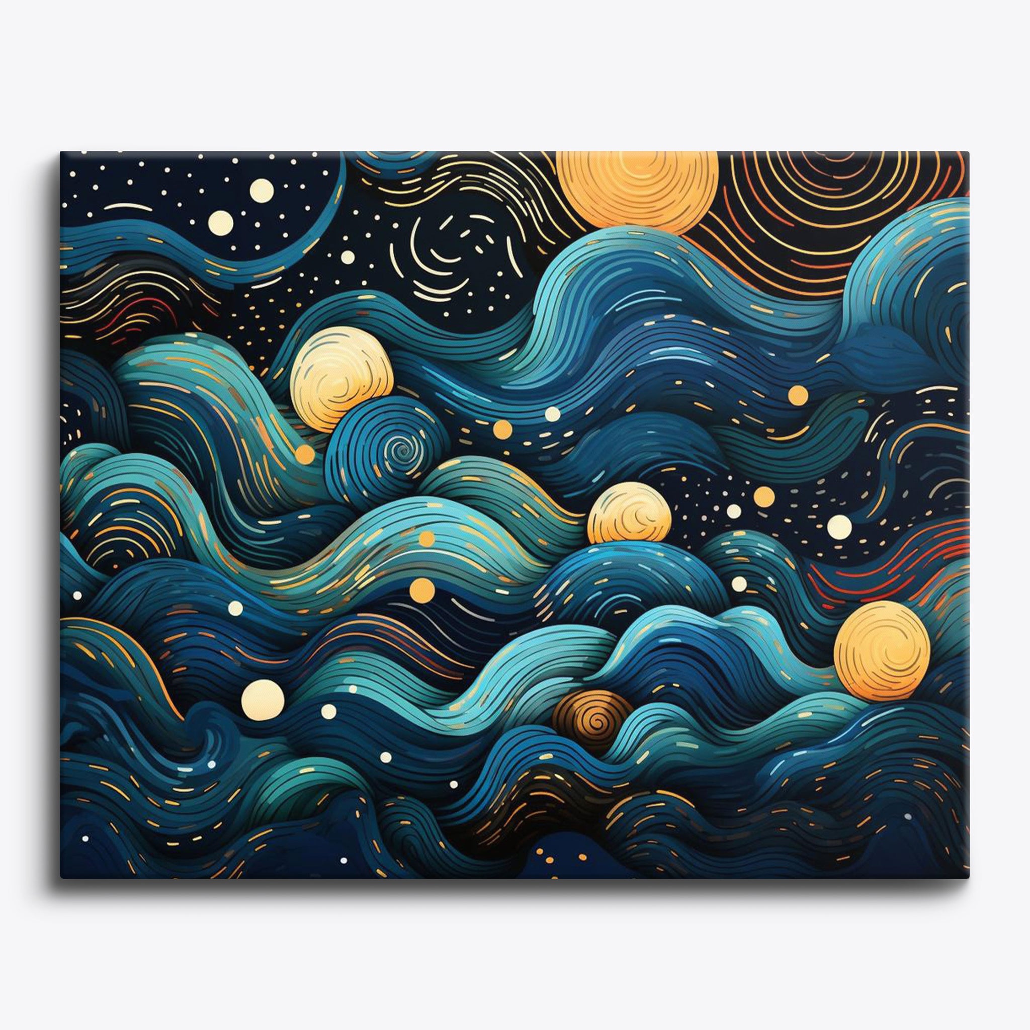 Freehand Stardust | Paint by Numbers Kit by Craftoria