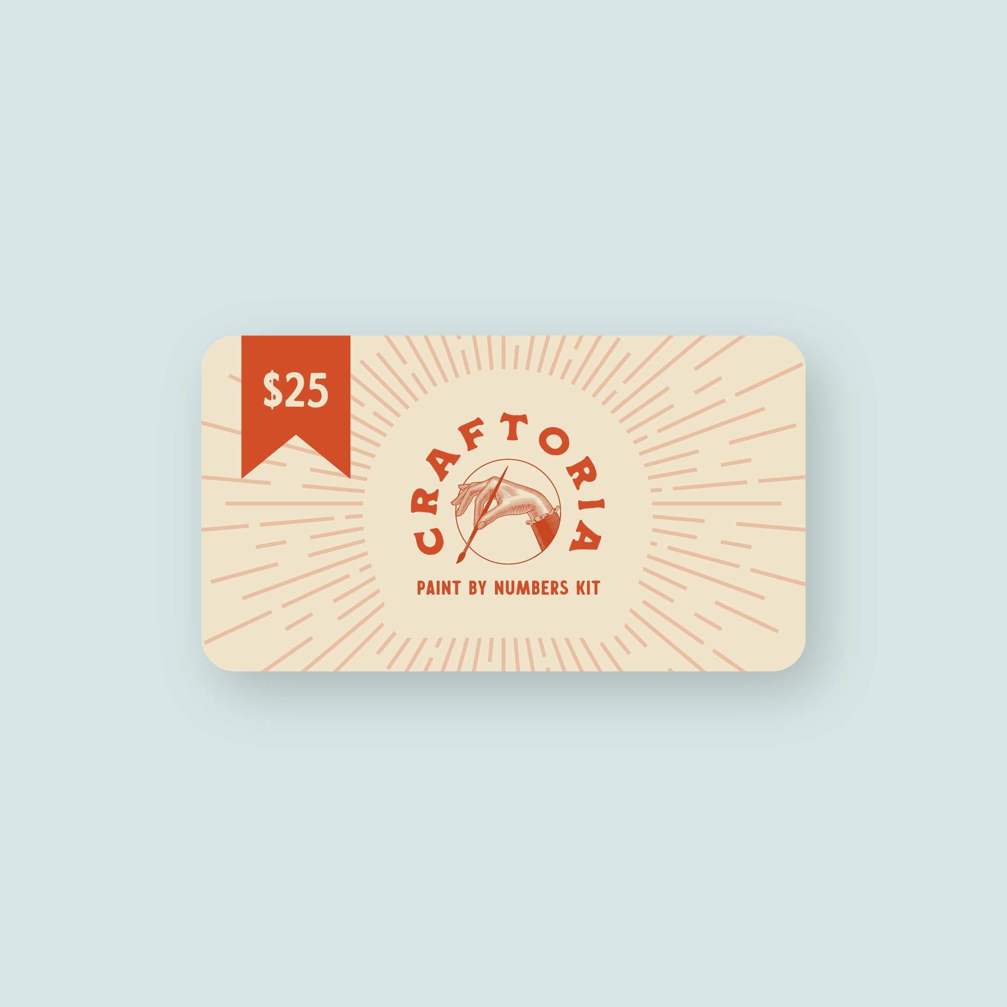 Craftoria Gift Card | Paint by Numbers Kit by Craftoria