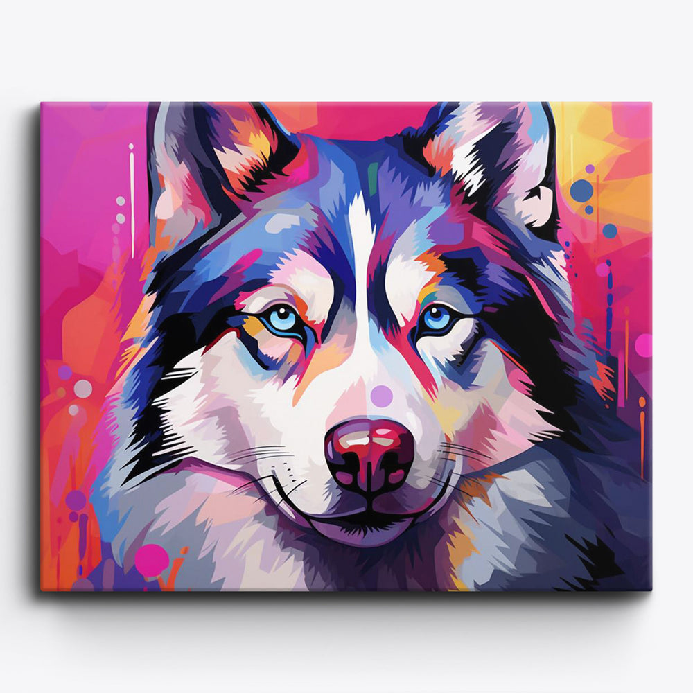 Husky Conviction | Paint by Numbers Kit by Craftoria