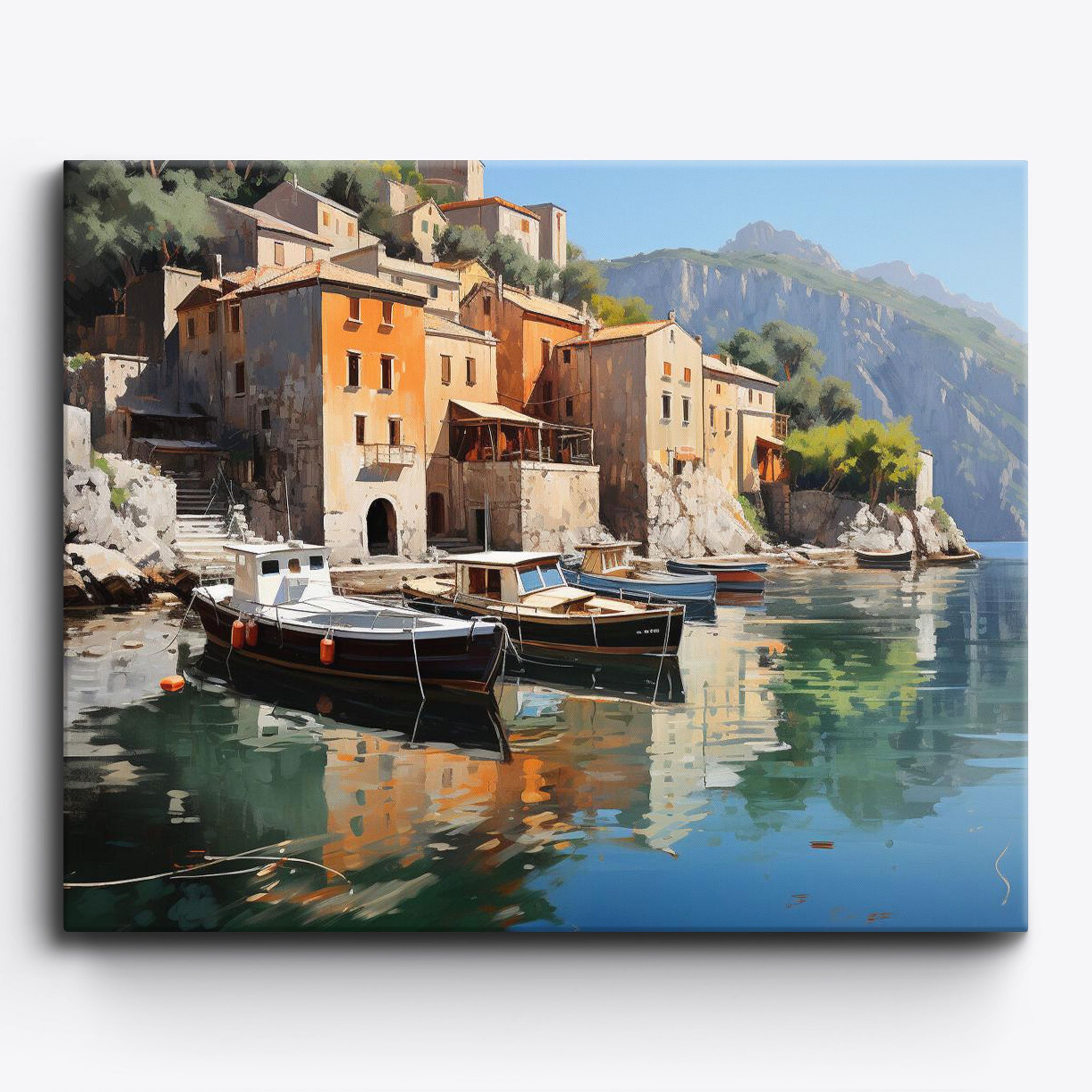 Italian Cove | Paint by Numbers Kit by Craftoria