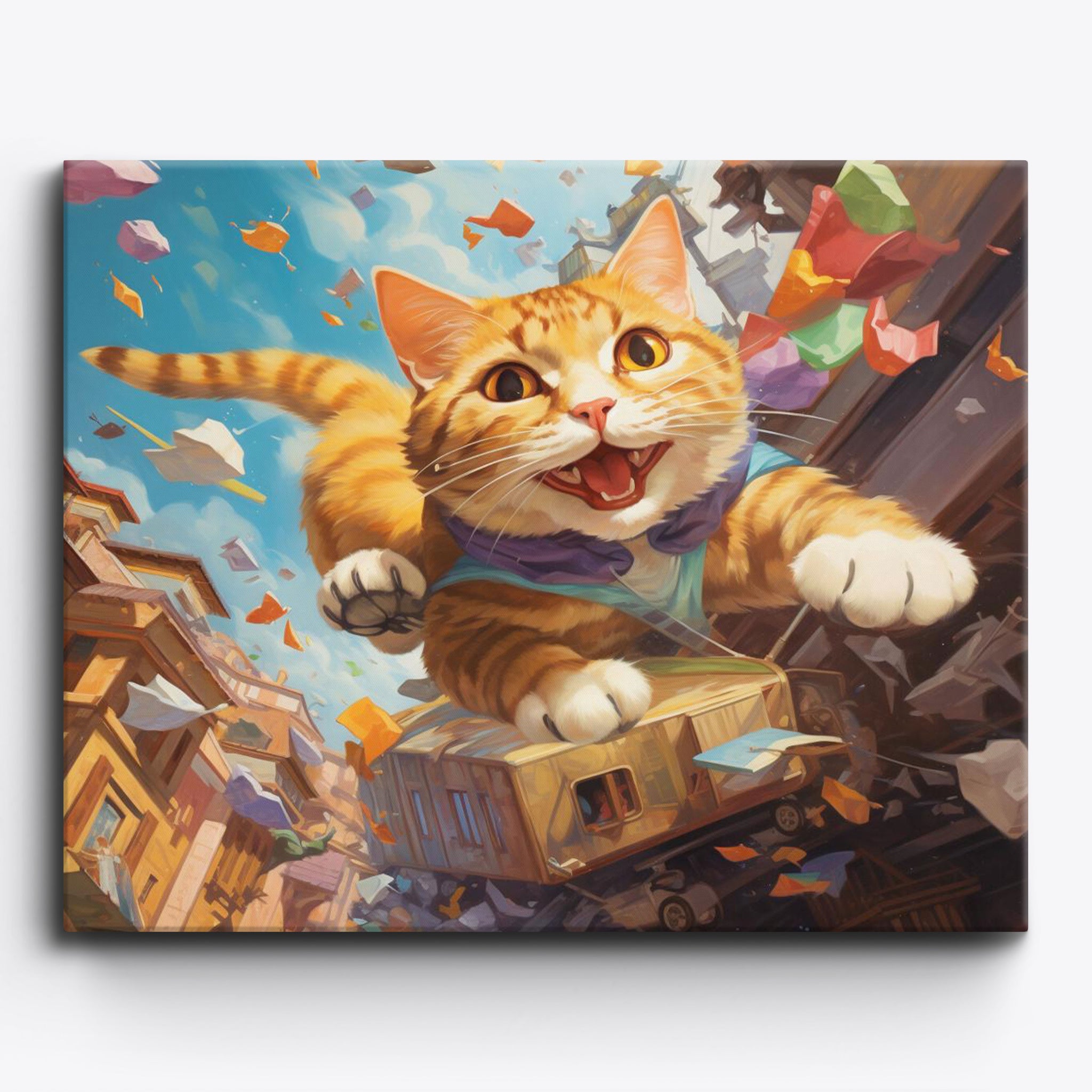 Kitten S Chaos Paint By Numbers Kit By Craftoria