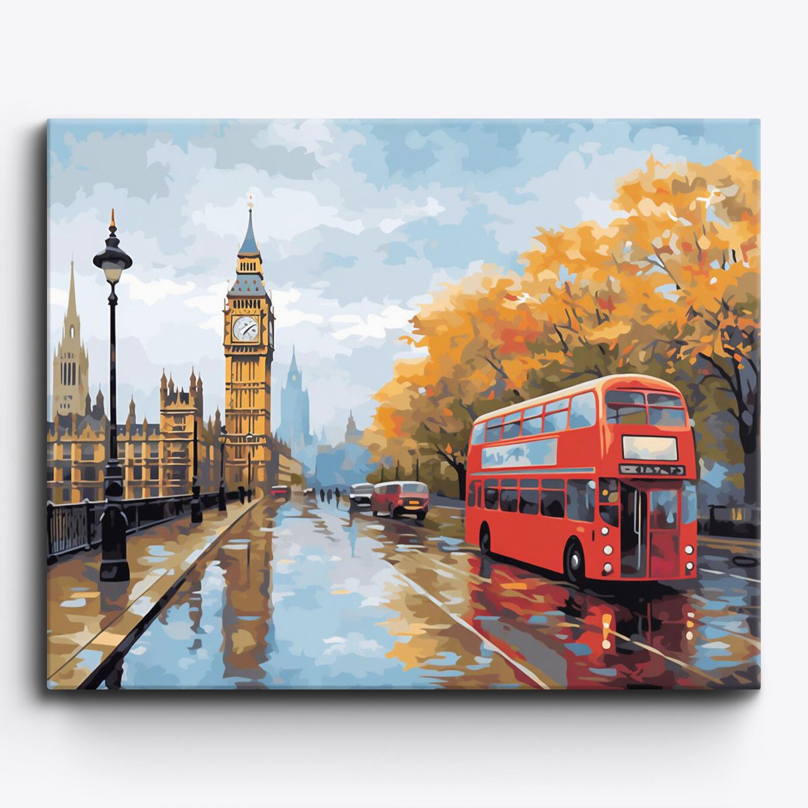 London Haze | Paint by Numbers Kit by Craftoria