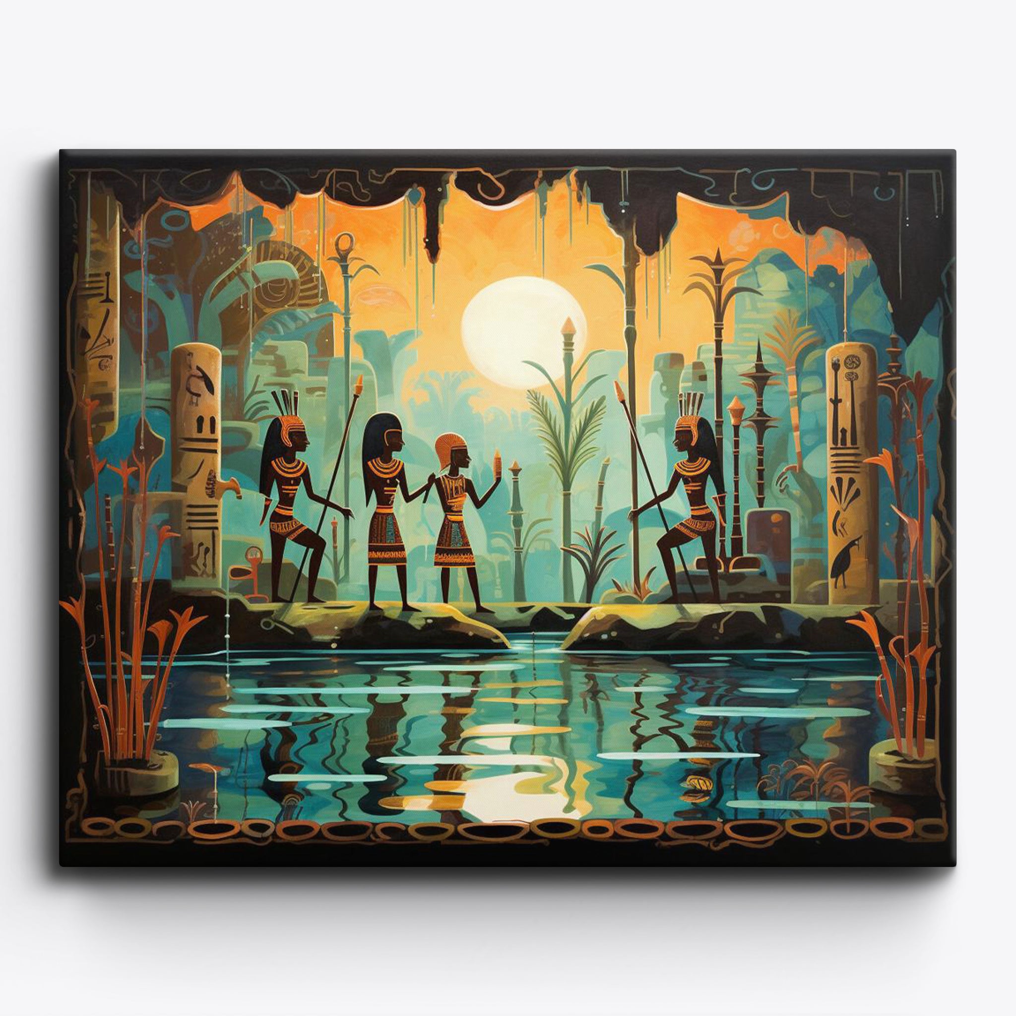 Lost Pathways Of The Nile | Paint by Numbers Kit by Craftoria