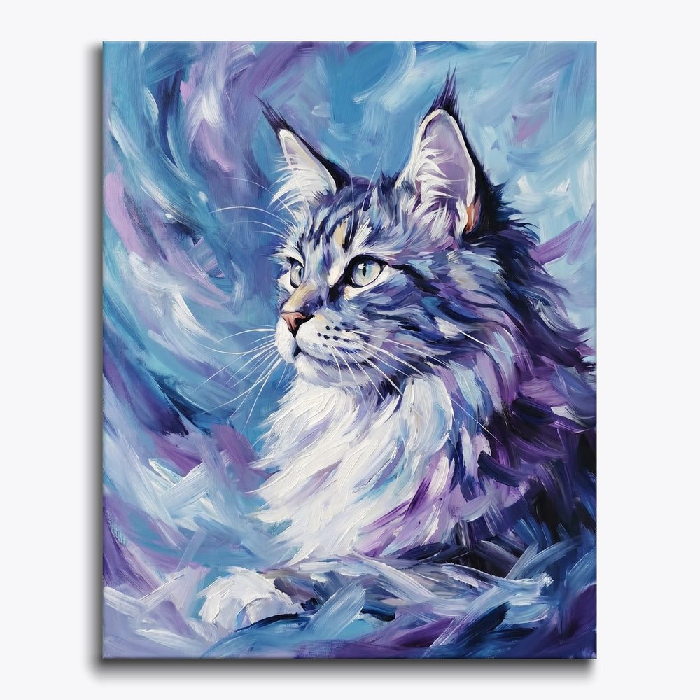 Majestic Cat | Paint by Numbers Kit by Craftoria