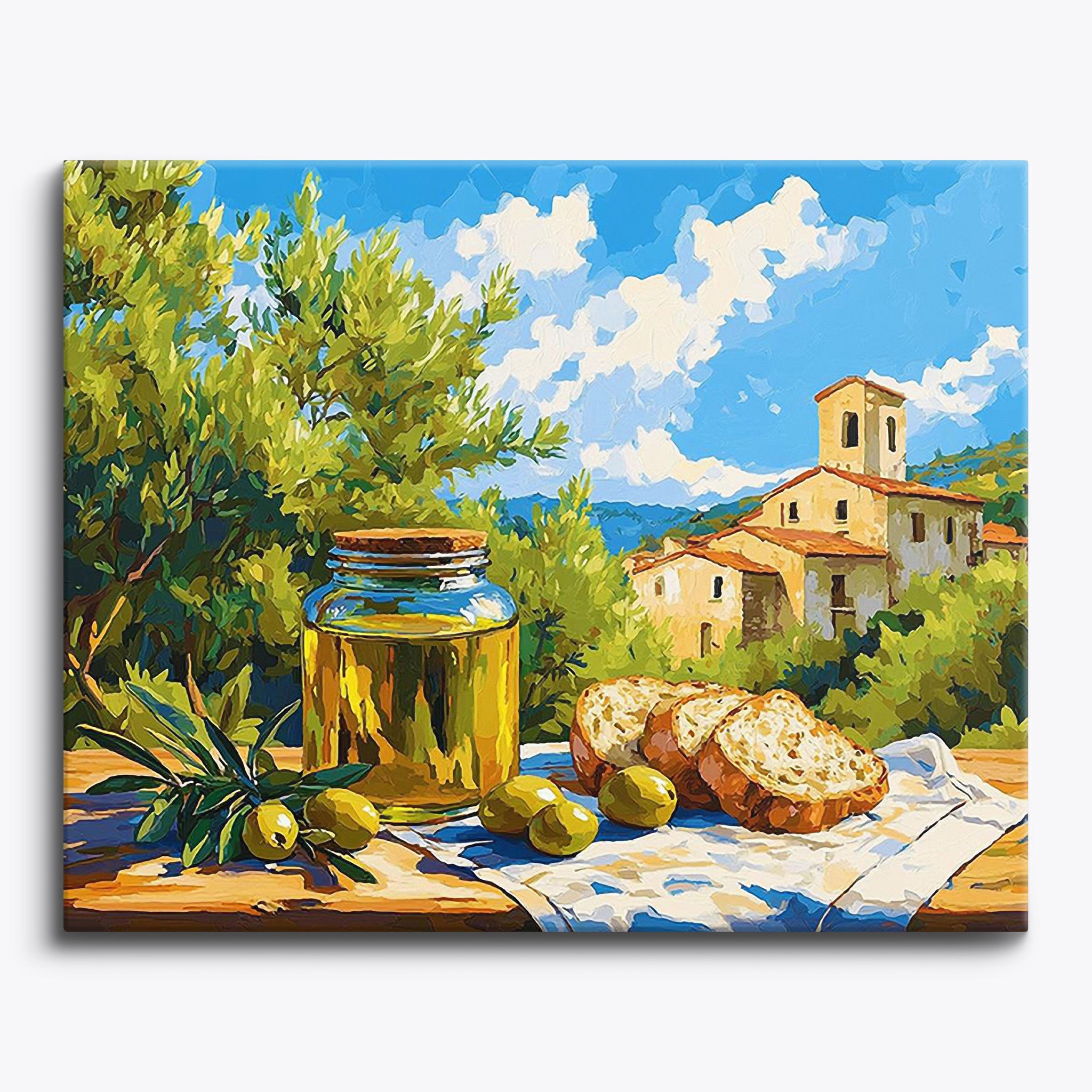 Mediterranean Still Life | Paint by Numbers Kit by Craftoria