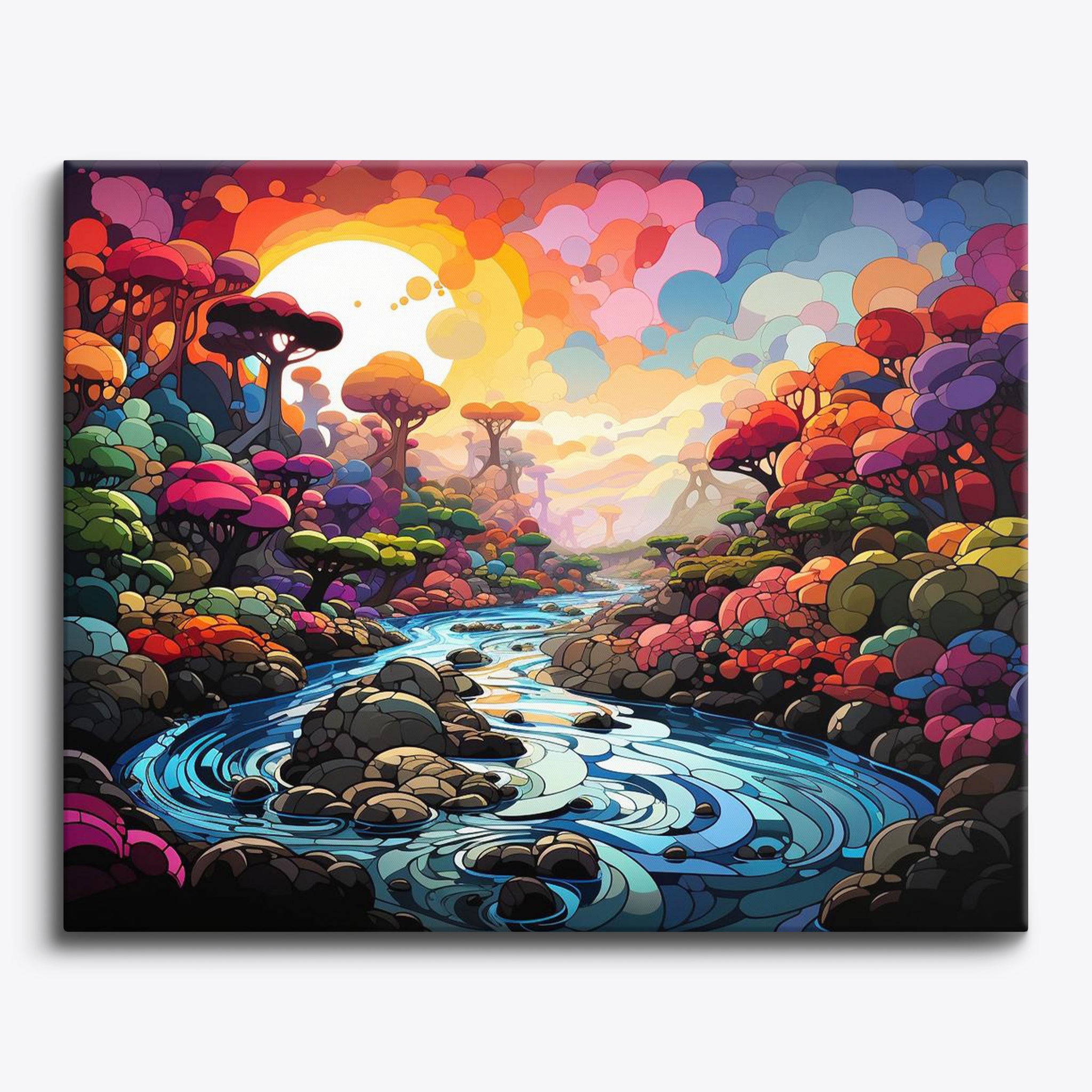 Pixel Prism | Paint by Numbers Kit by Craftoria