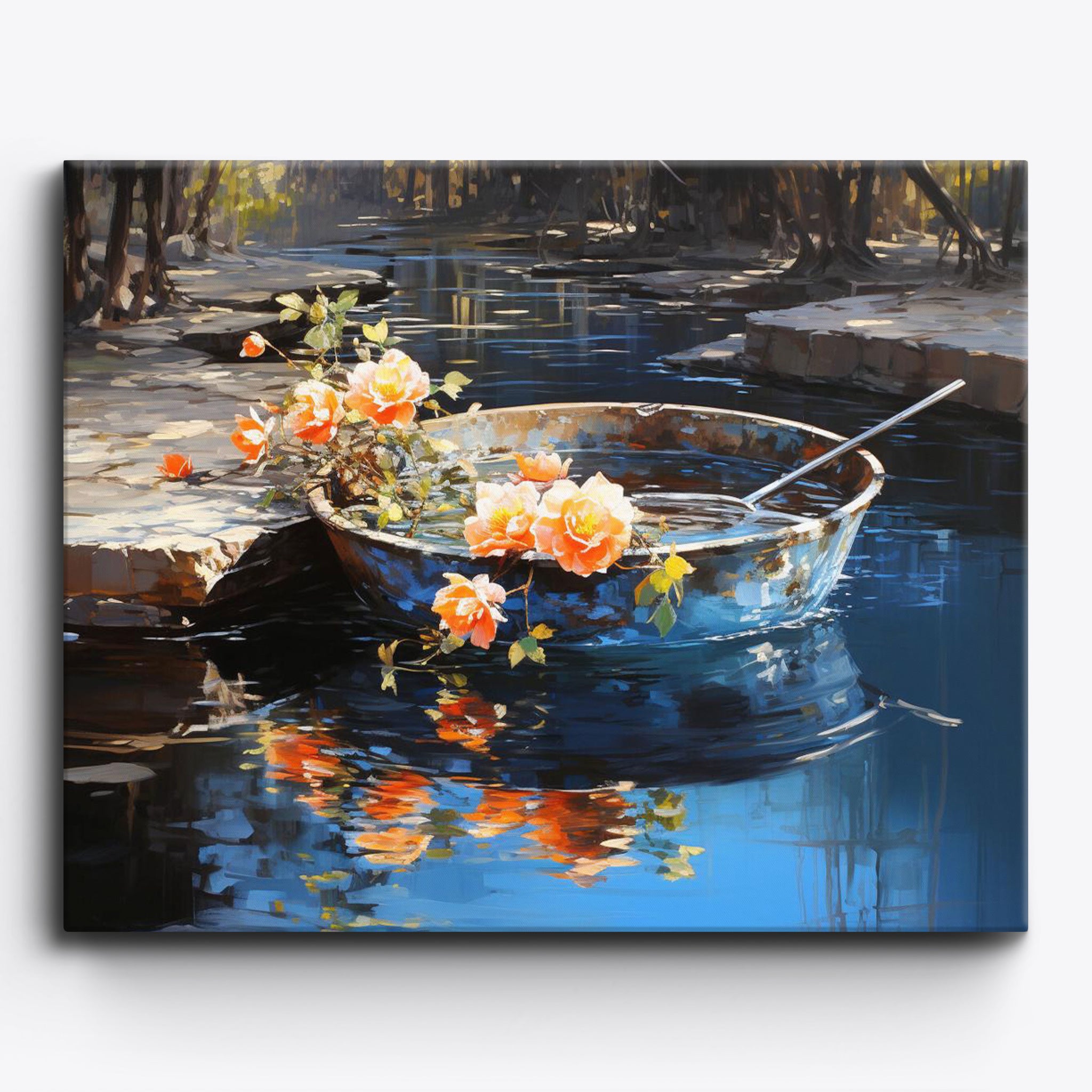 Rose River | Paint by Numbers Kit by Craftoria