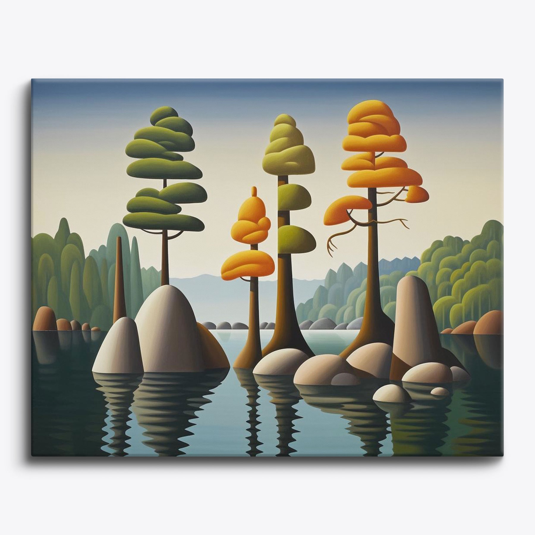 Serene Reflection | Paint by Numbers Kit by Craftoria