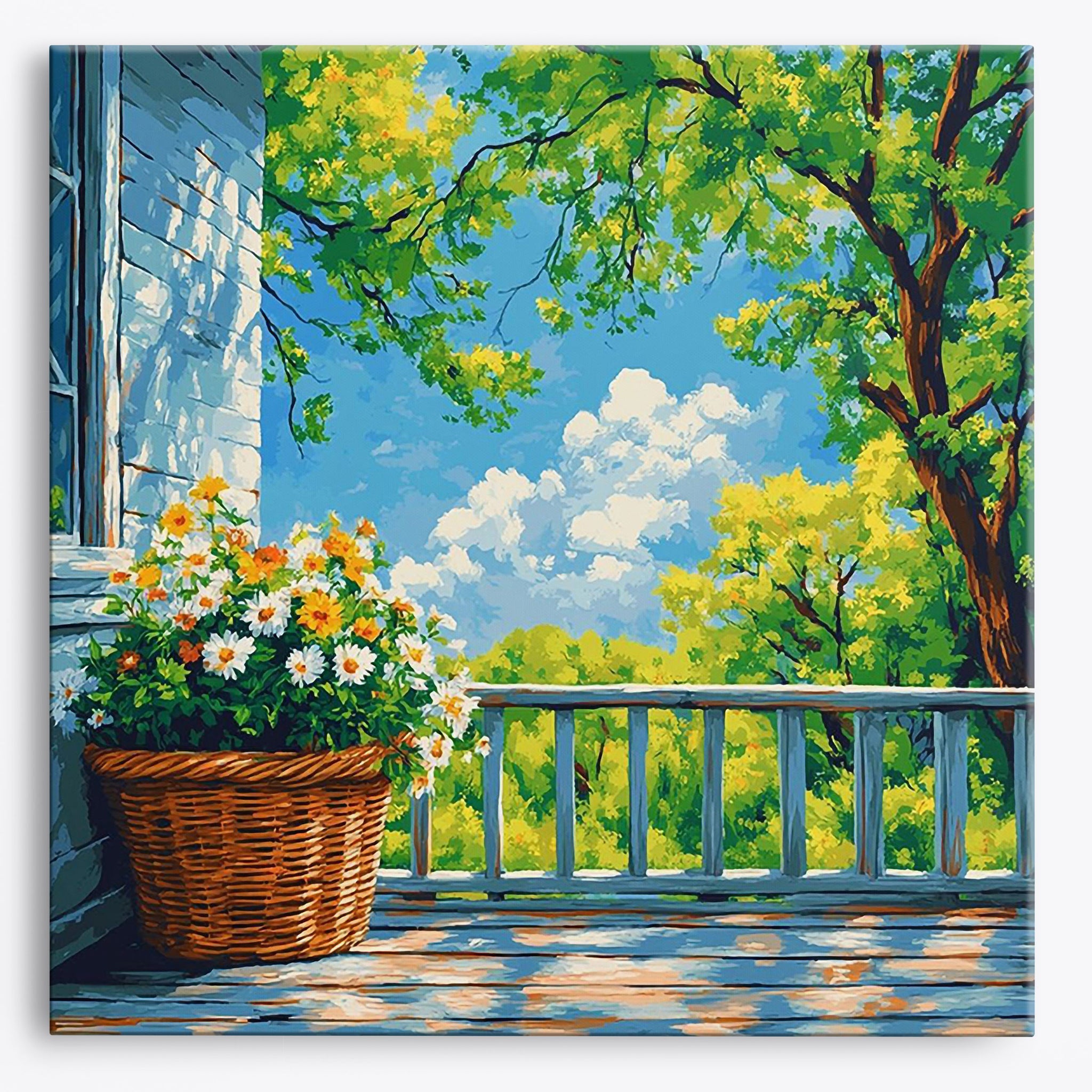 Sunny Porch | Paint by Numbers Kit by Craftoria