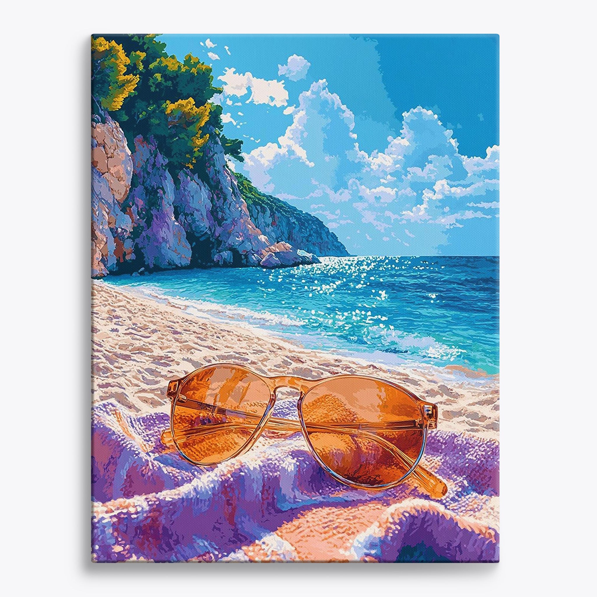 Sunshine Shore | Paint by Numbers Kit by Craftoria