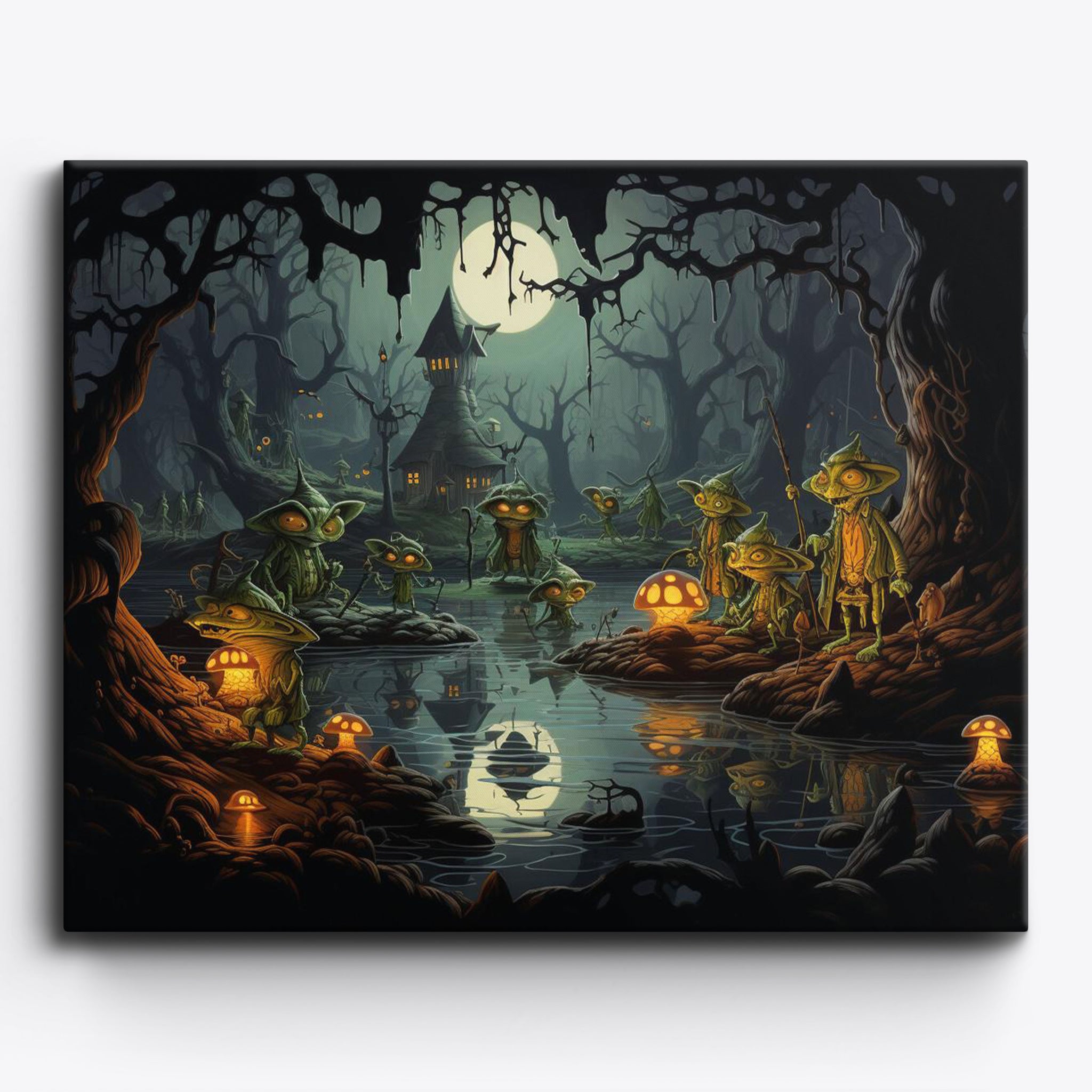Tales Of The Swamp Goblins | Paint by Numbers Kit by Craftoria