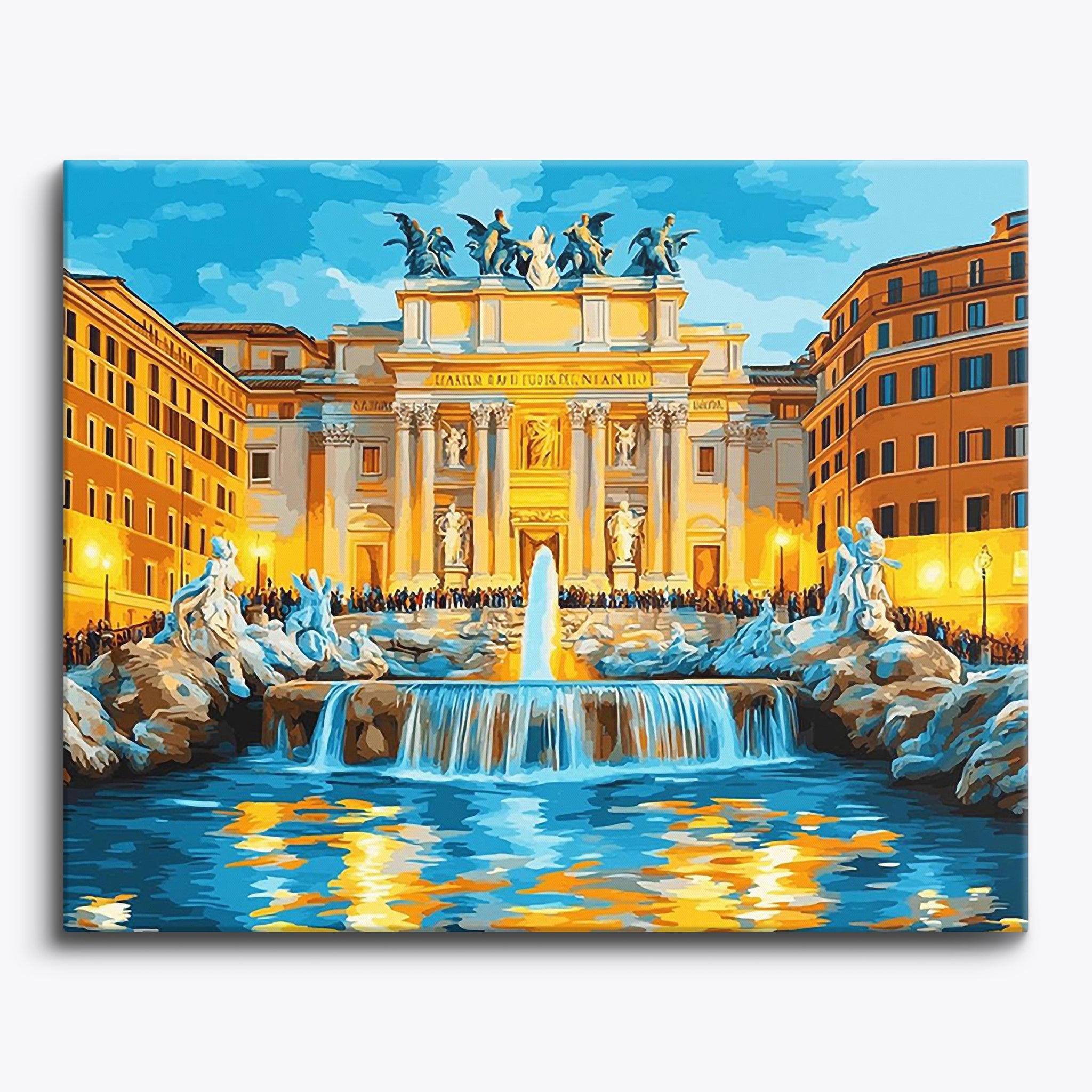 Trevi Glow | Paint by Numbers Kit by Craftoria