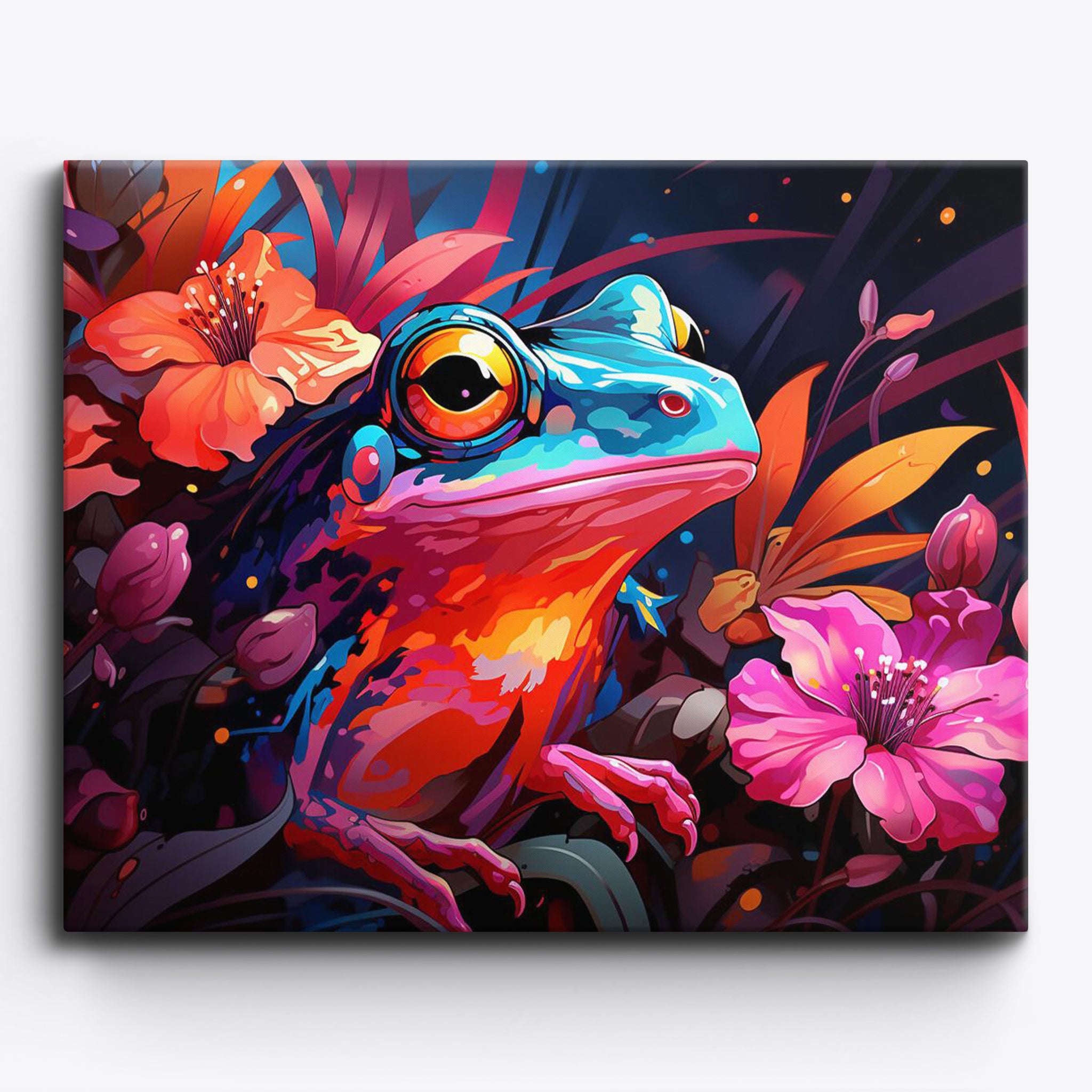 Trippy Frog | Paint by Numbers Kit by Craftoria