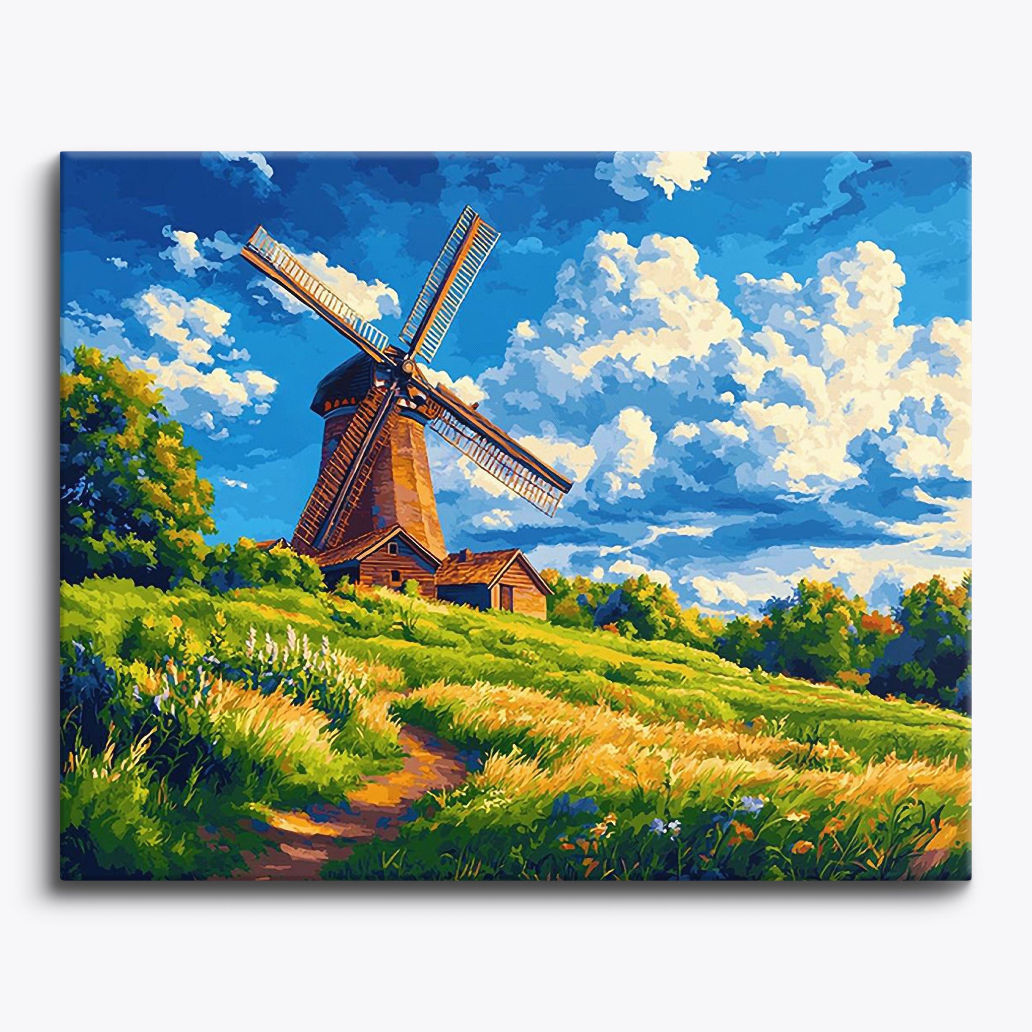 Windmill Dance | Paint by Numbers Kit by Craftoria