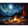 Starry Night Fire | Paint by Numbers Kit by Craftoria
